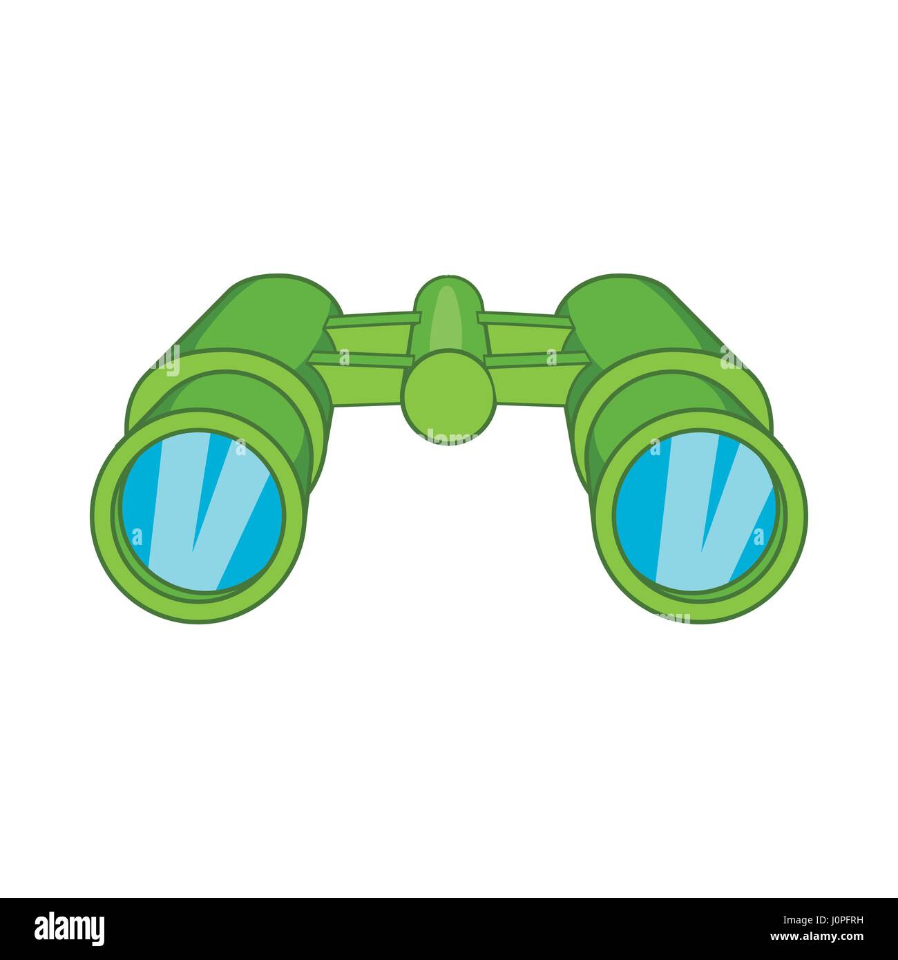 Optical sight icon in cartoon Cut Out Stock Images & Pictures - Alamy