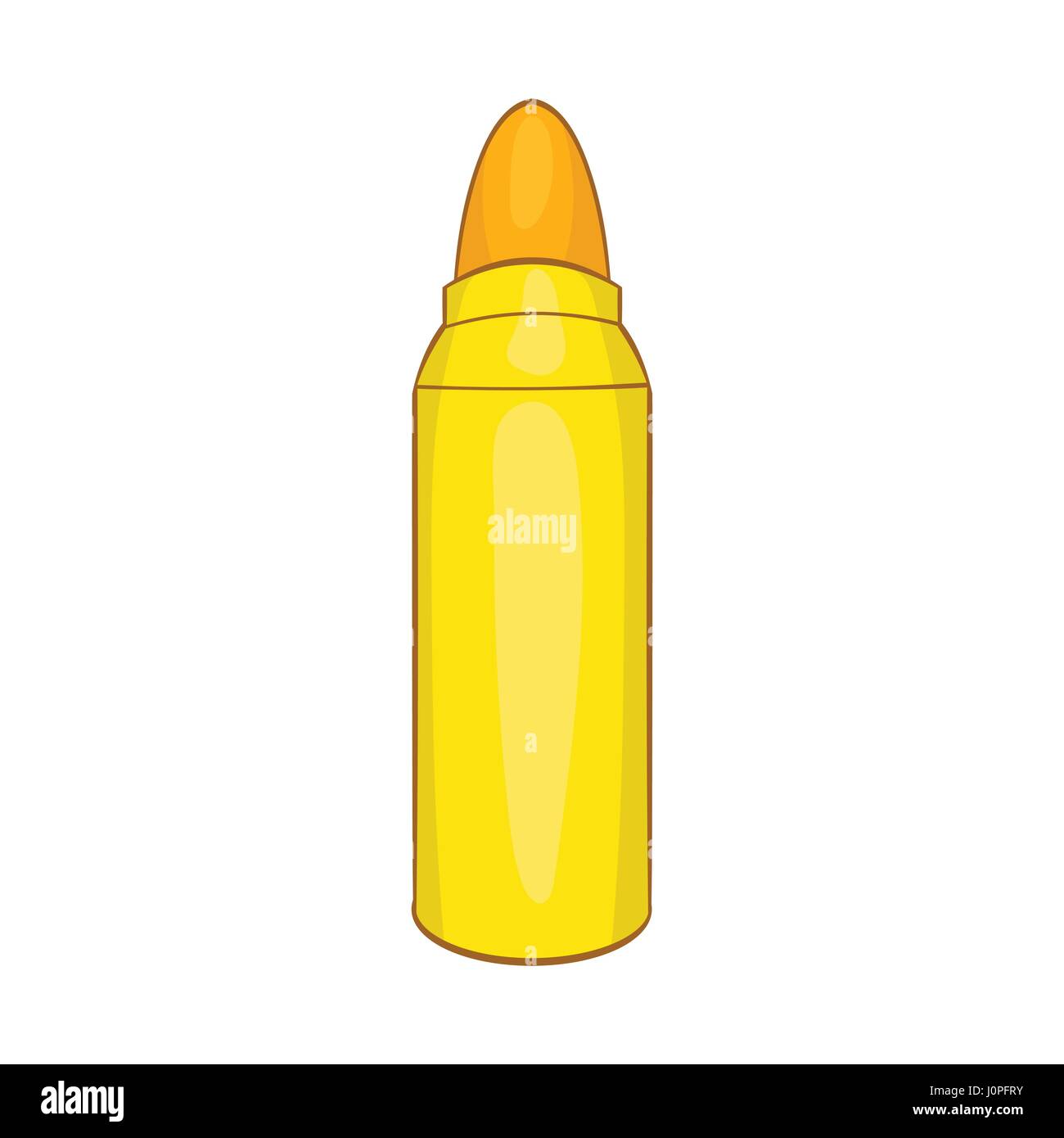 Handgun icon in cartoon Cut Out Stock Images & Pictures - Alamy