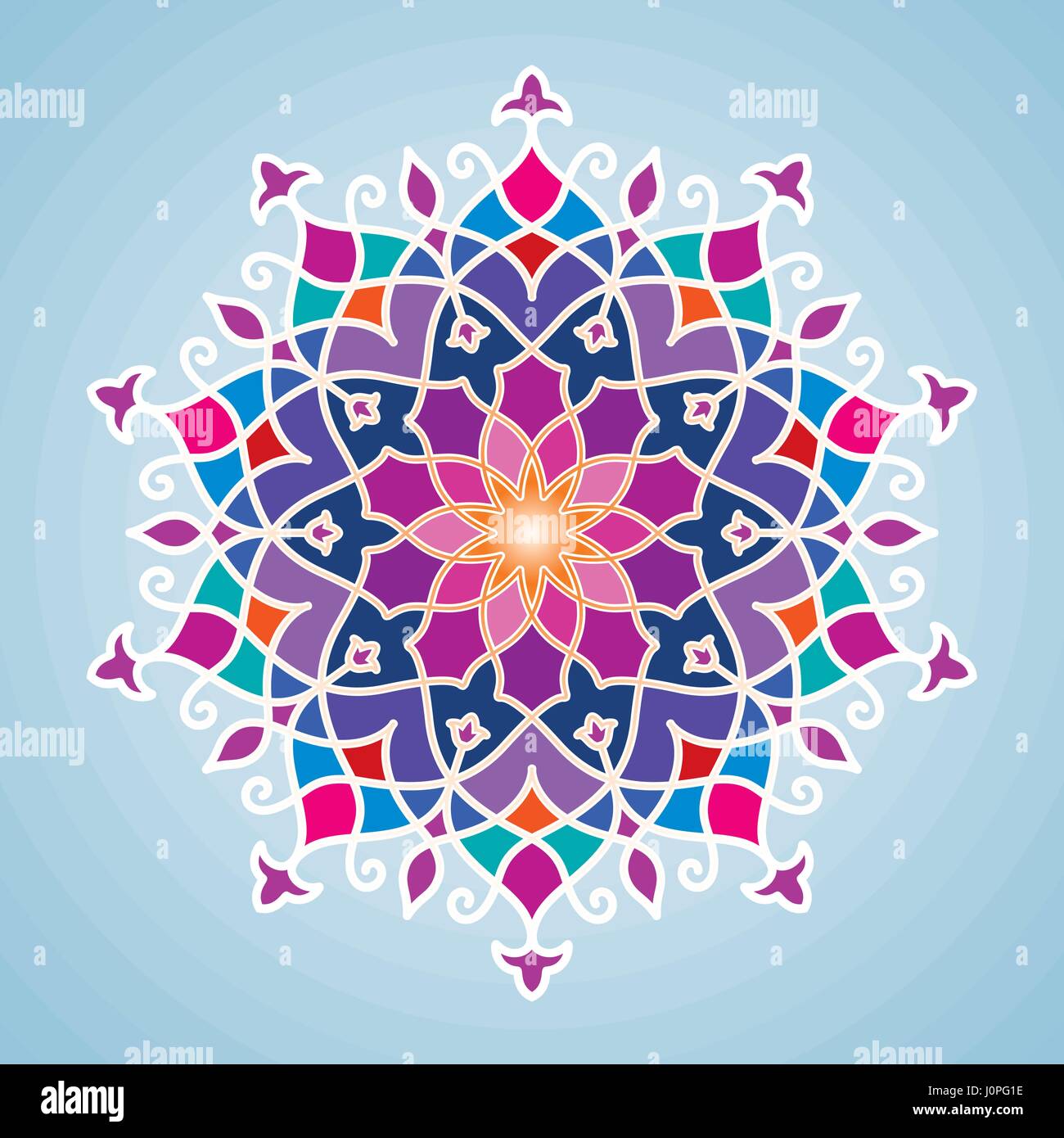 Circle pattern arabic decorative ornament Stock Vector Image & Art - Alamy