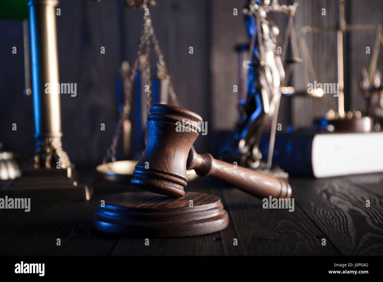 Law and justice concept. Gavel of the jugde and scale of justice Stock ...