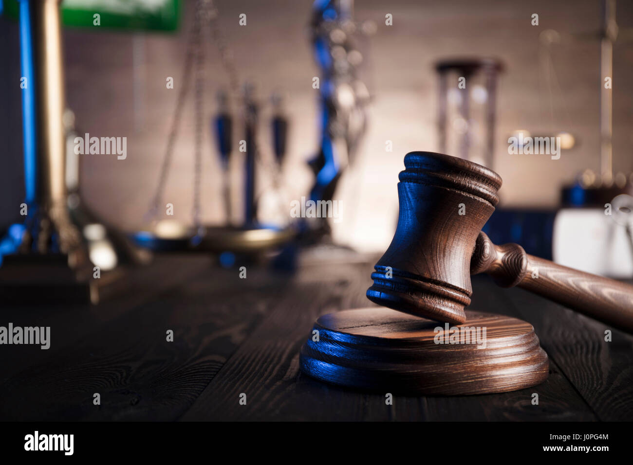 Law and justice concept. Gavel of the jugde and scale of justice Stock ...