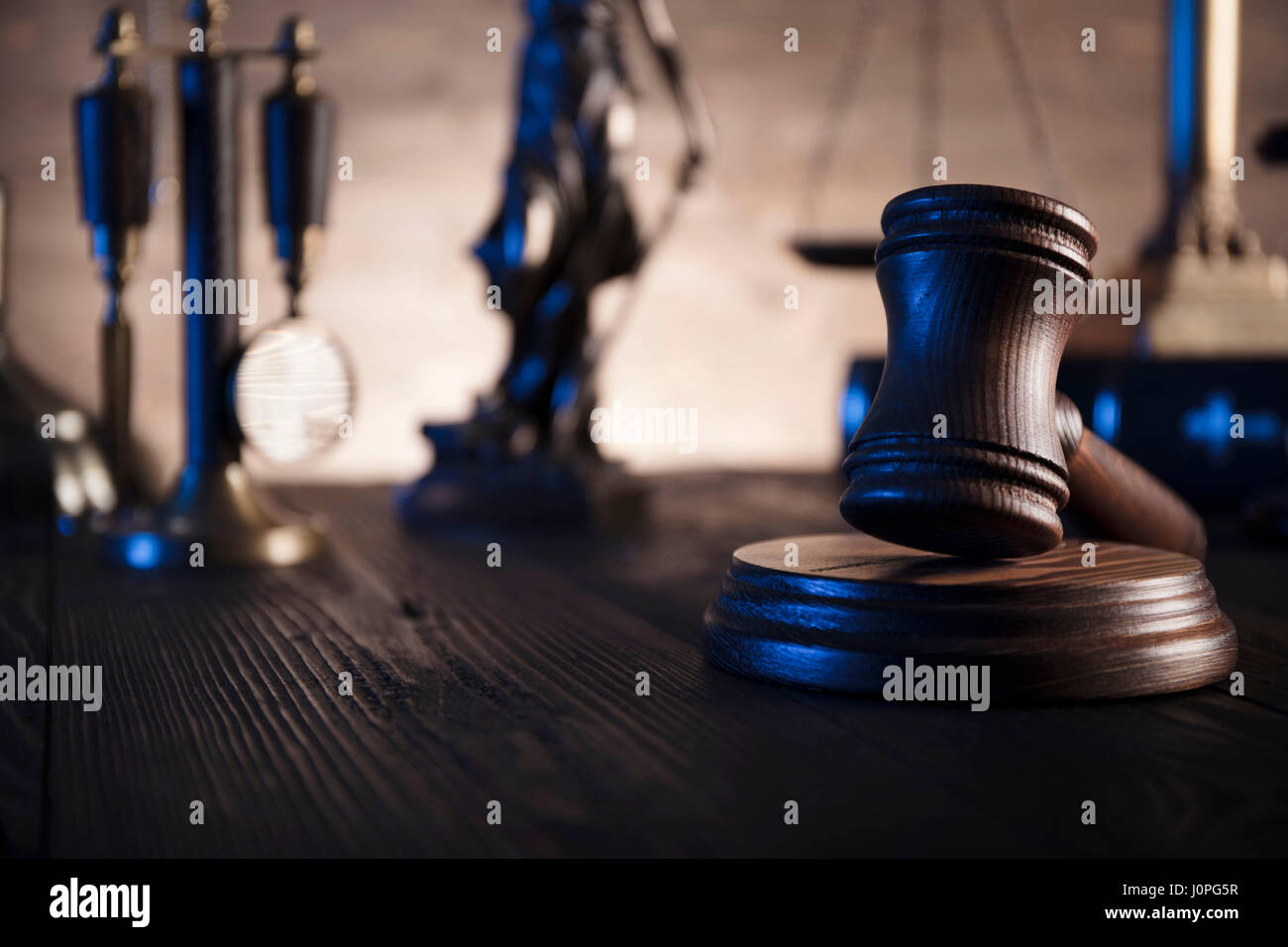 Law and justice concept. Gavel of the jugde and scale of justice Stock ...