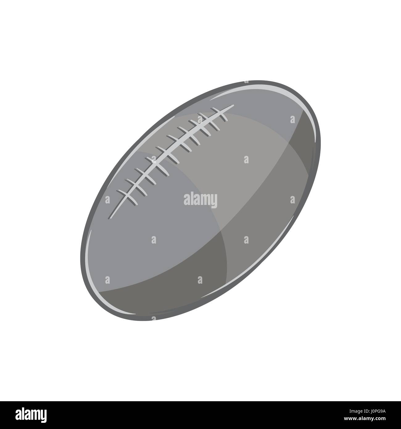 Rugby ball icon, black monochrome style Stock Vector Image & Art - Alamy