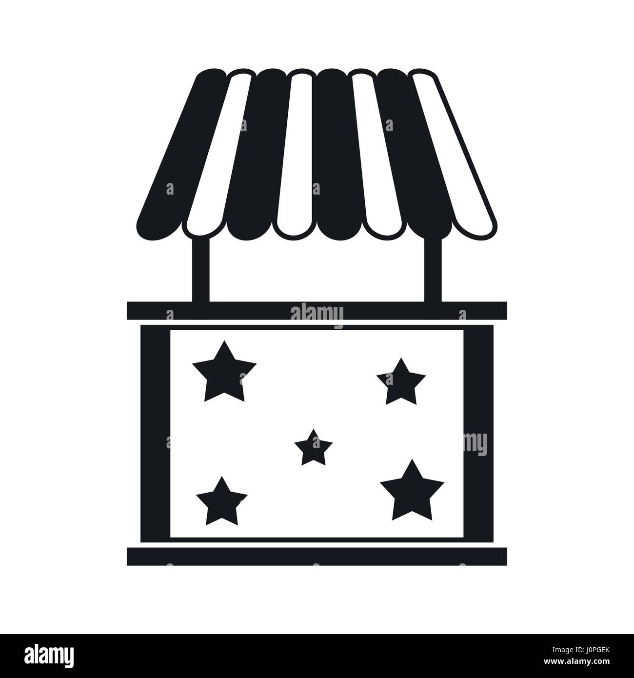 Kiosk icon, simple style Stock Vector Image & Art - Alamy