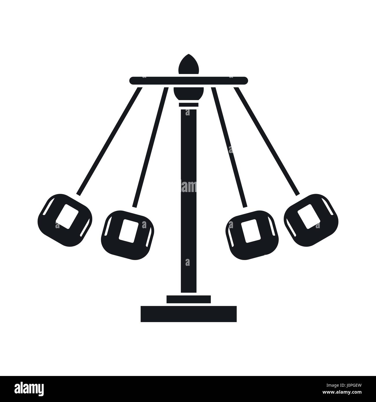 Carnival swing ride icon, simple style Stock Vector Image & Art - Alamy