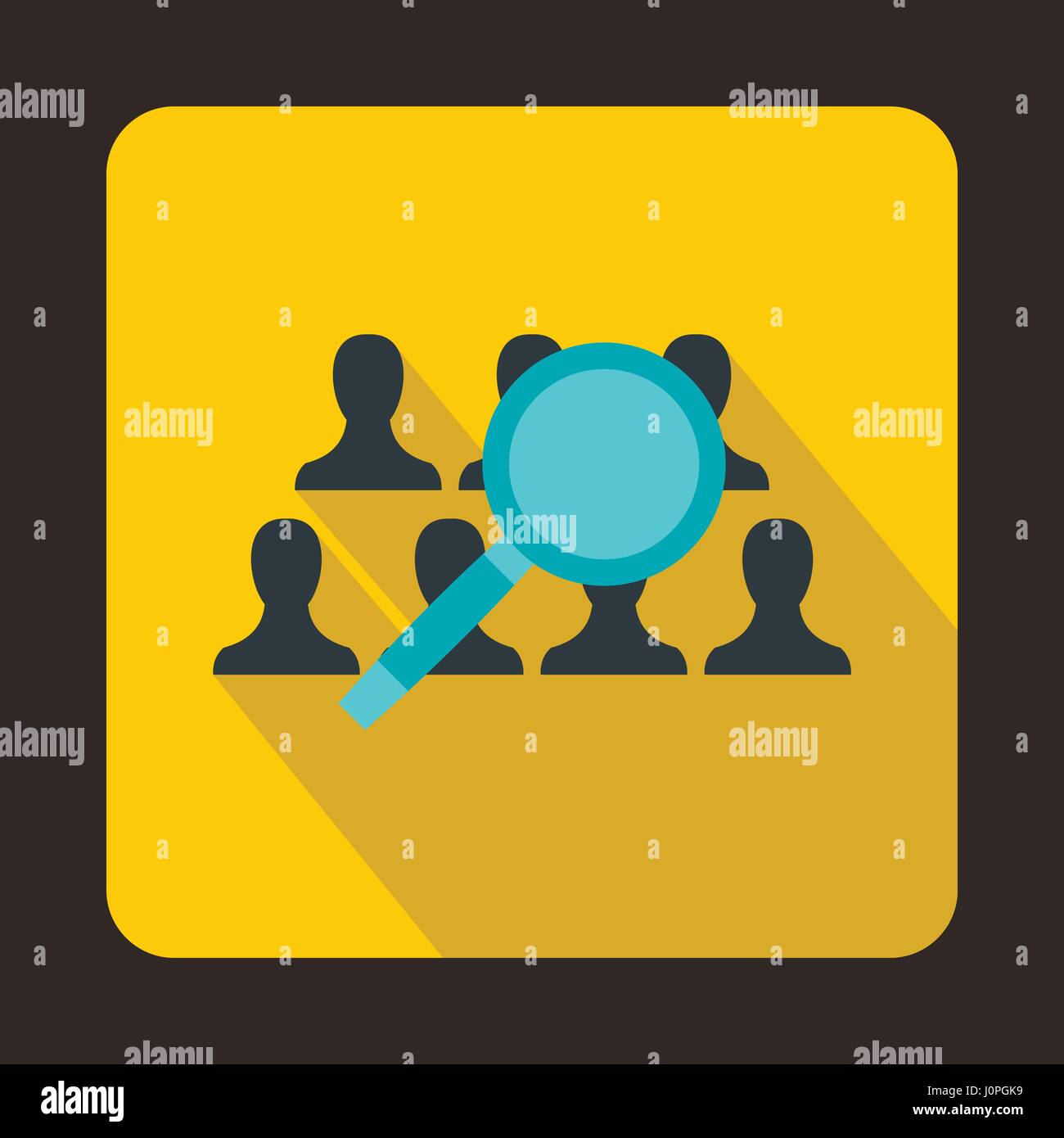 People search icon, flat style Stock Vector Image & Art - Alamy