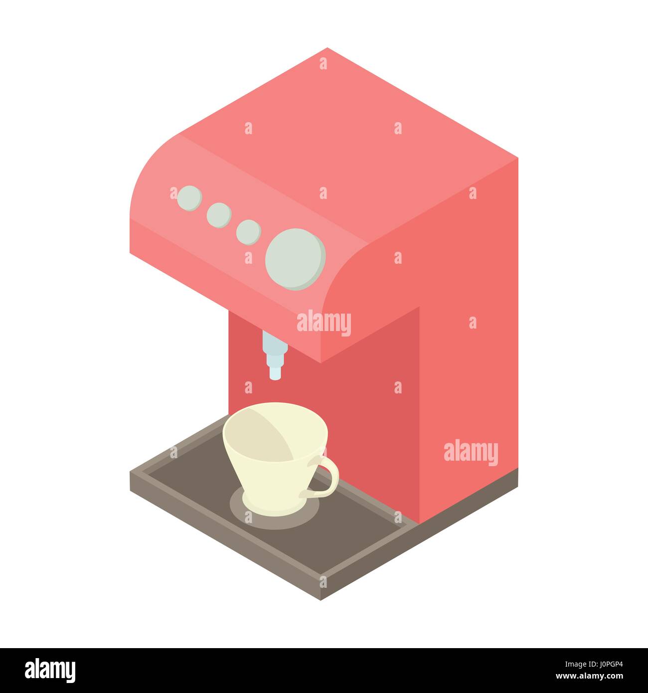 Coffee machine icon, cartoon style Stock Vector Image & Art - Alamy