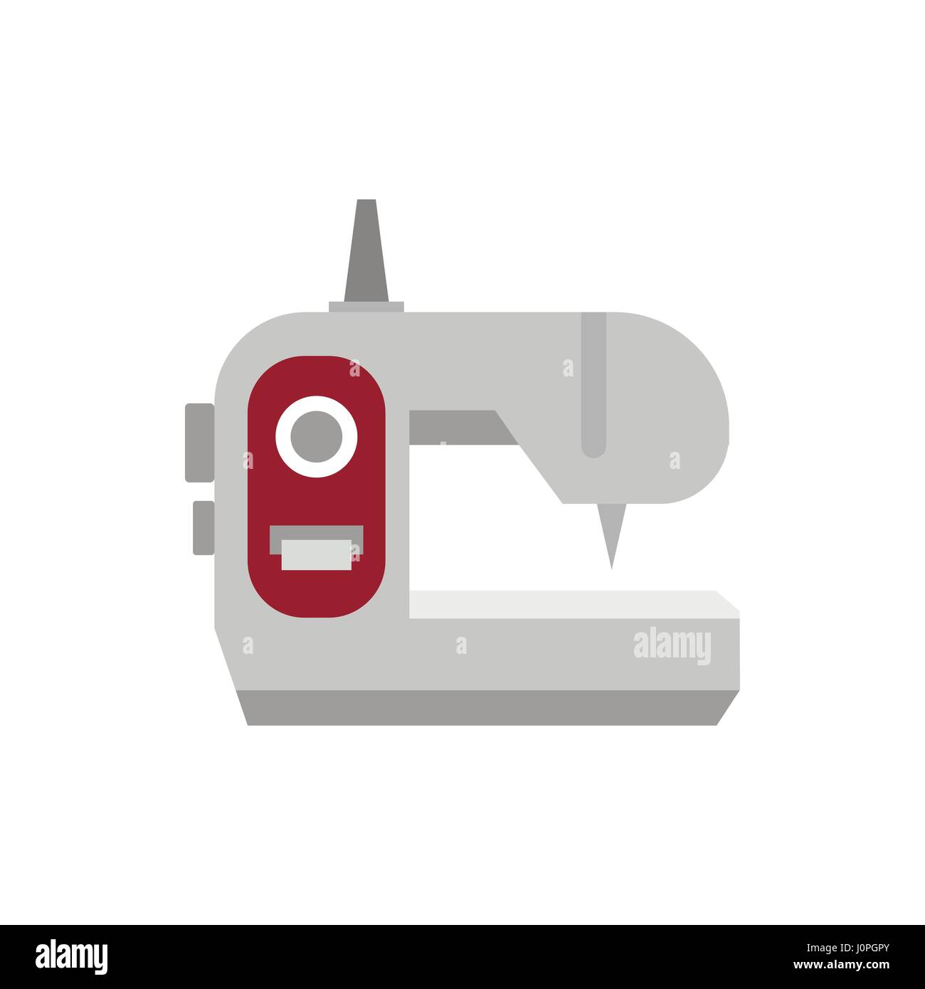 Sewing machine icon, flat style Stock Vector Image & Art - Alamy