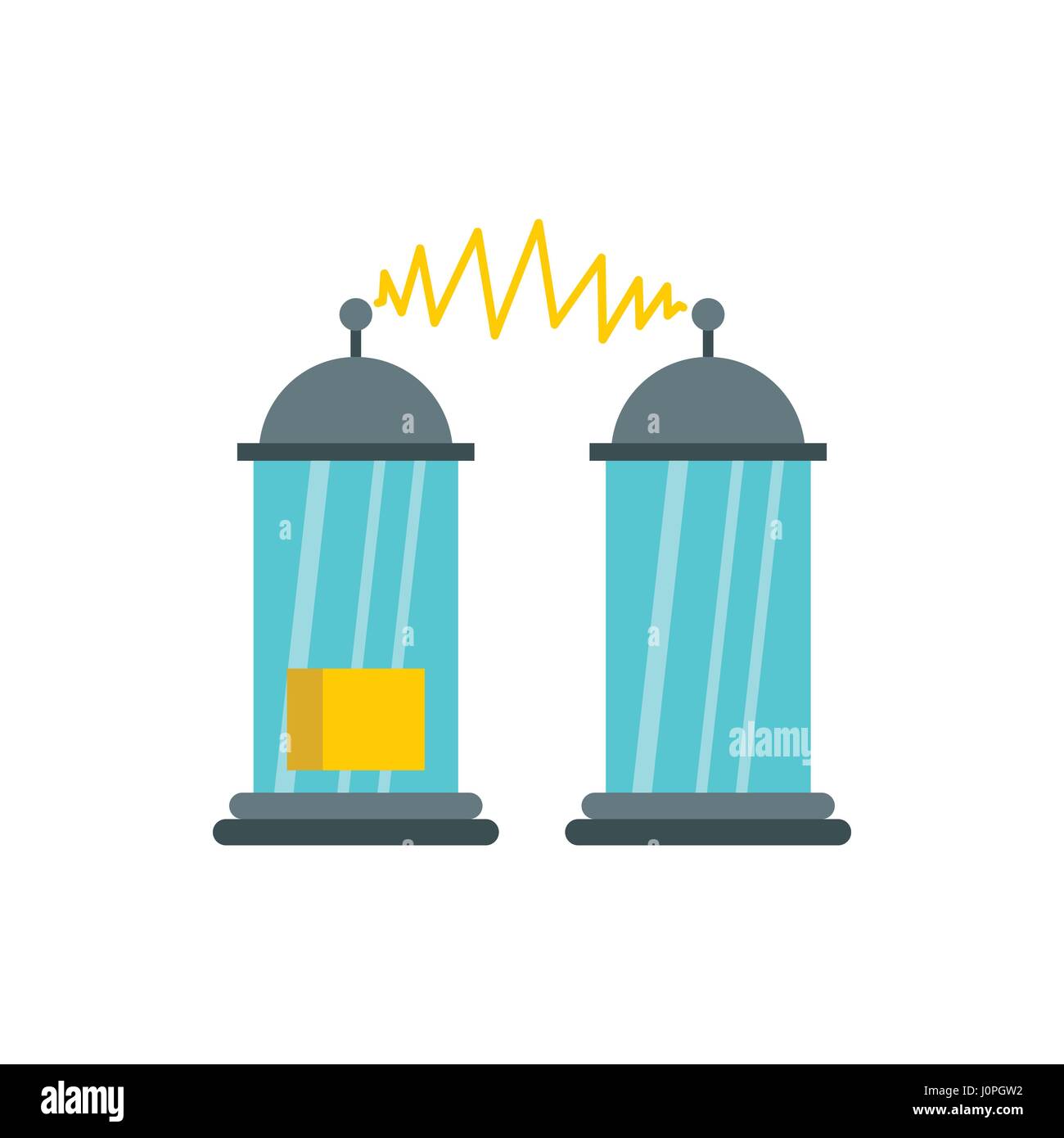 Electrical impulses Stock Vector Images - Alamy