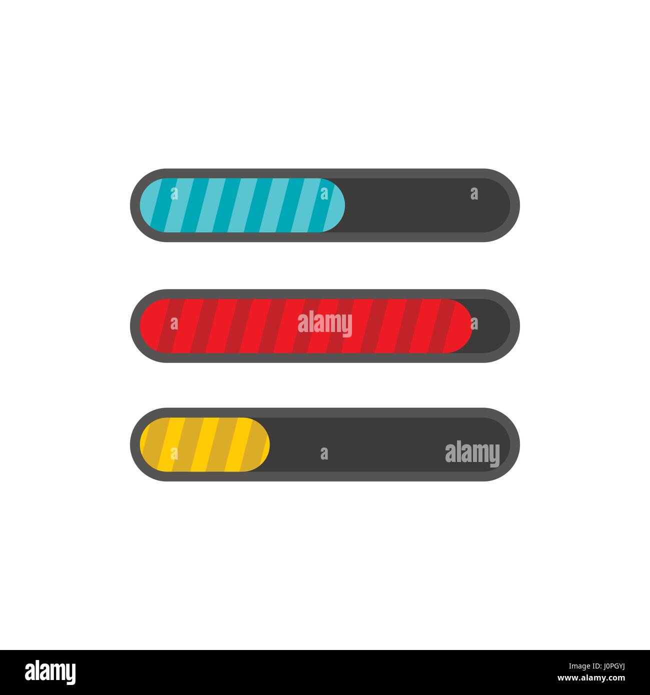 Sign horizontal columns load icon, flat style Stock Vector Image & Art ...