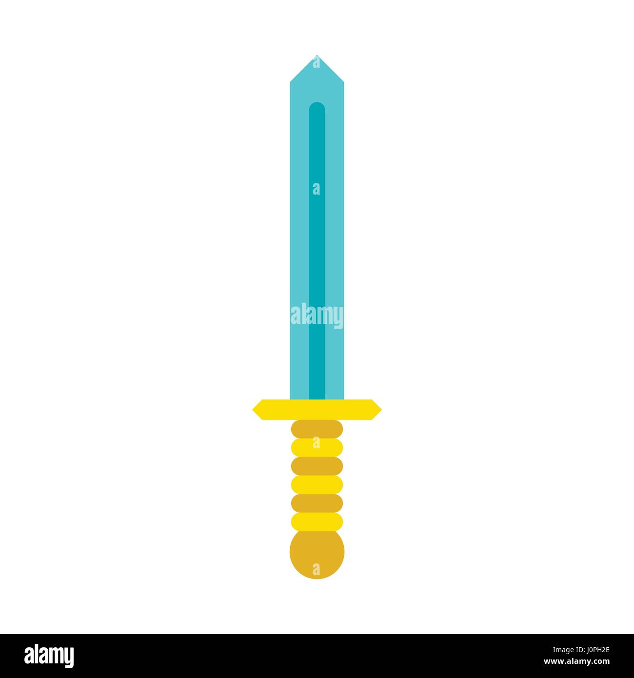 Sword icon in flat style Stock Vector Image & Art - Alamy