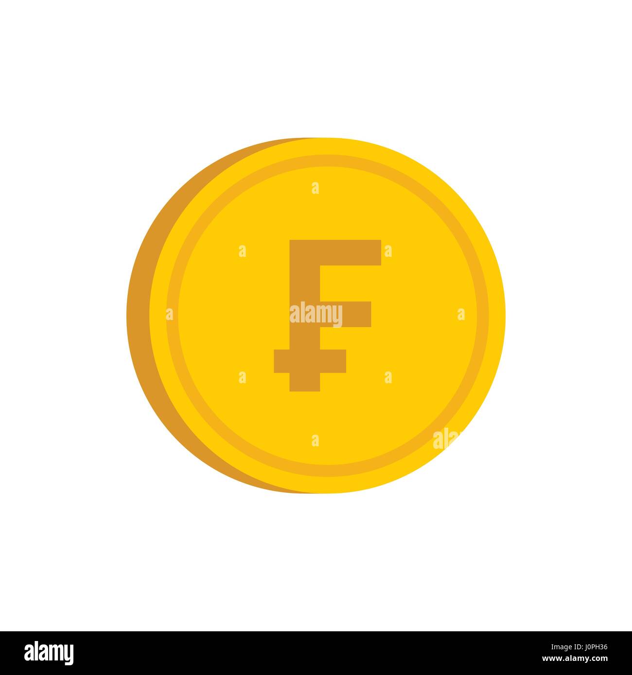 Golden franc currency Stock Vector Images - Alamy