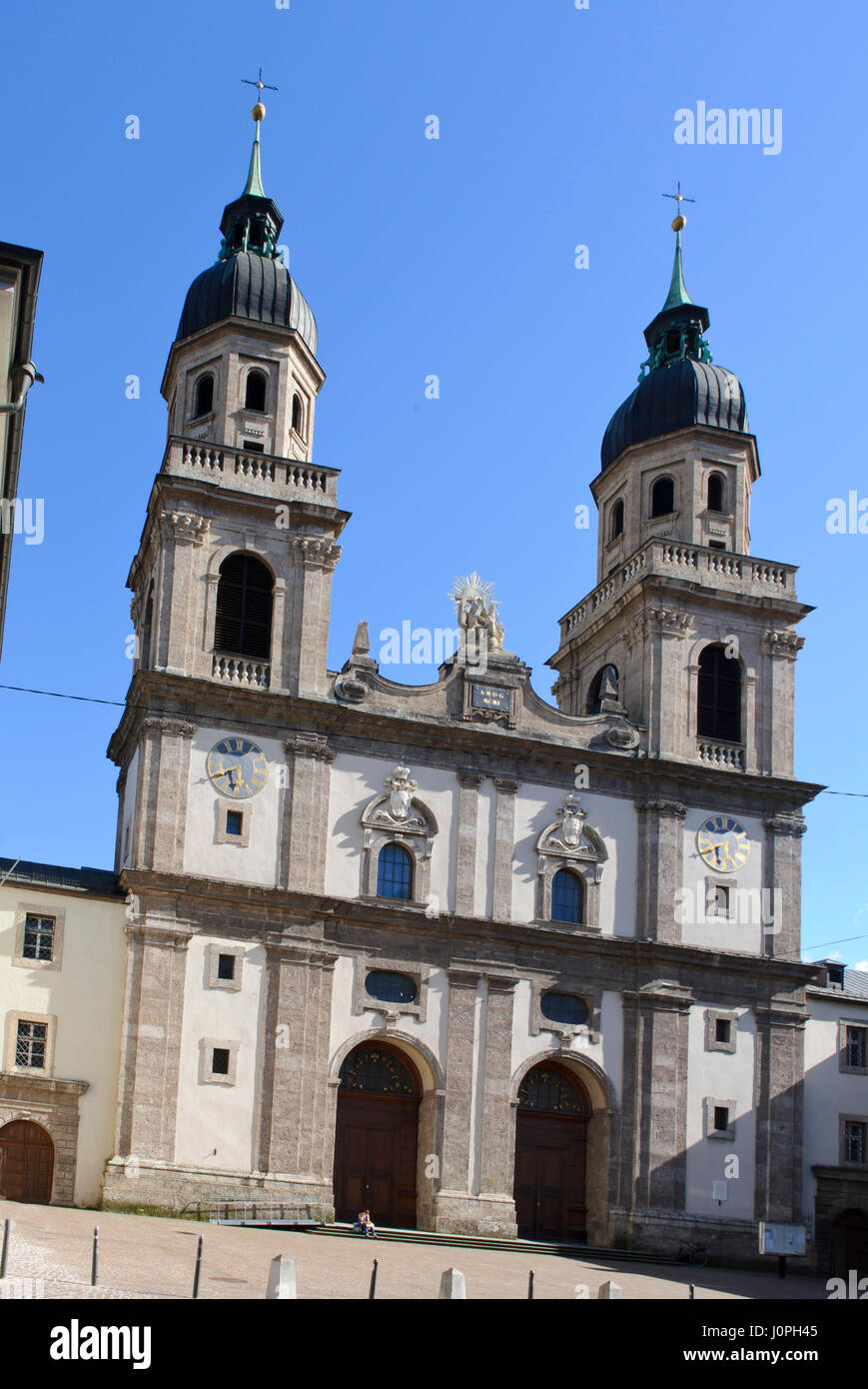 Jesuit Church, Innsbruck, Austria Stock Photo - Alamy