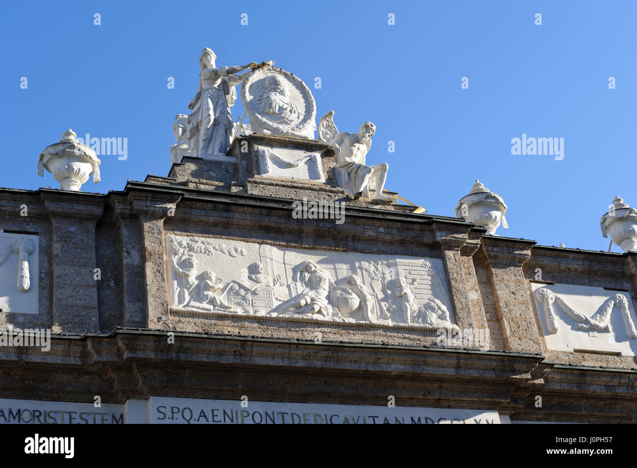 The Triumphal Arch Monument, Innsbruck, Austria Stock Photo - Alamy