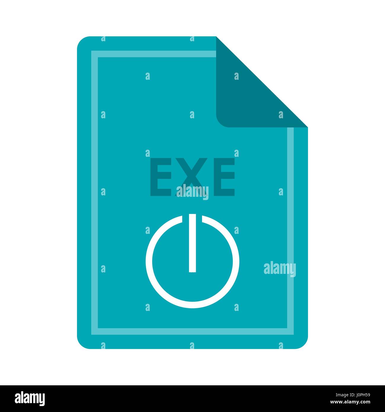 Exe file format icon Cut Out Stock Images & Pictures - Alamy