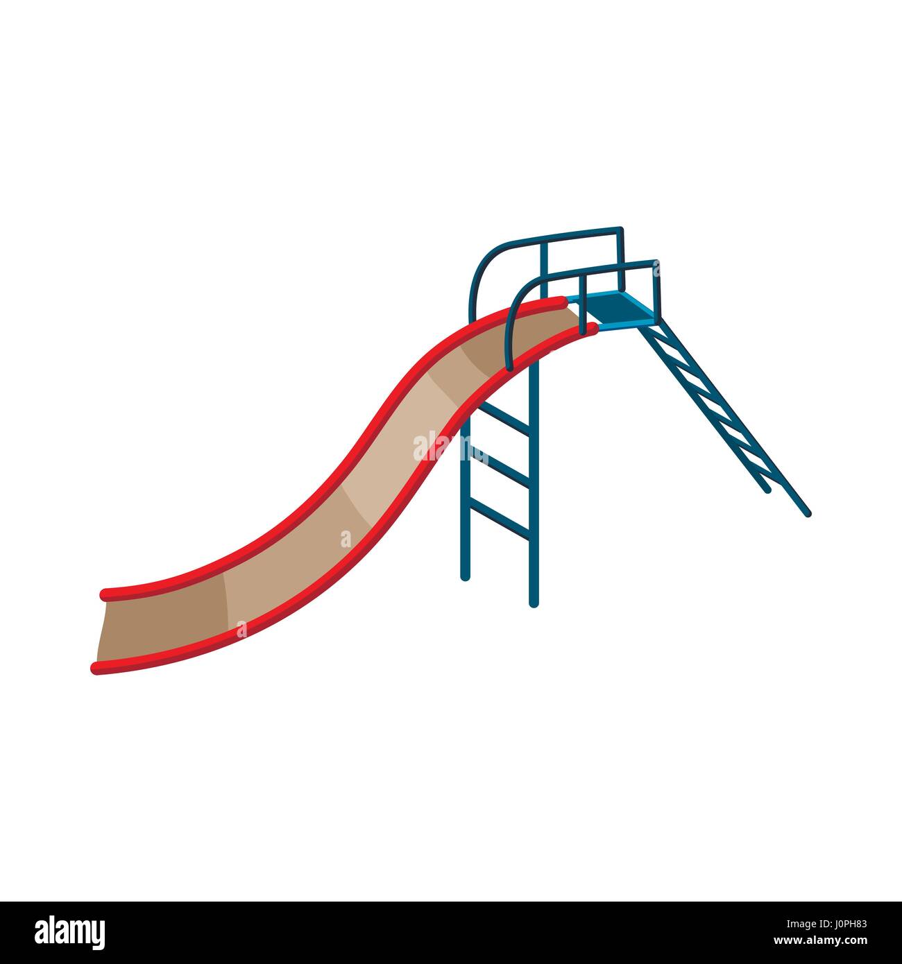 Childrens slide icon, cartoon style Stock Vector Image & Art - Alamy