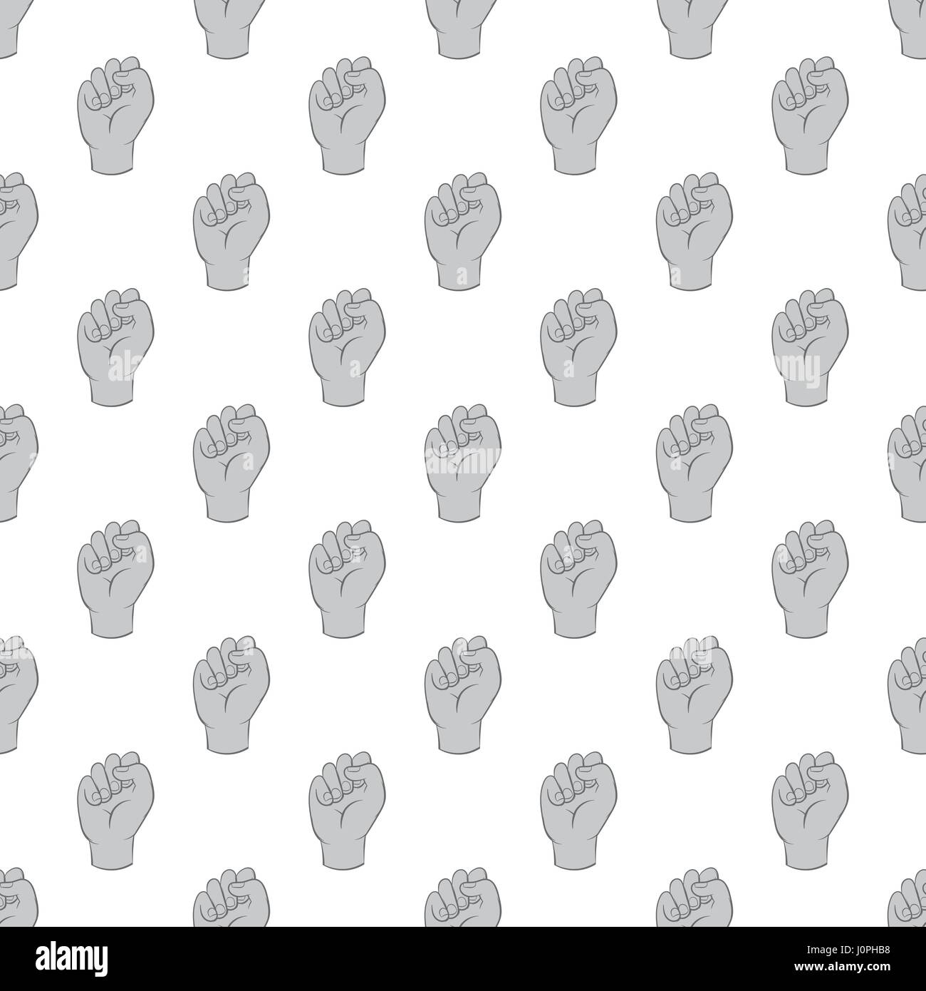 Gesture fist seamless pattern Stock Vector Image & Art - Alamy
