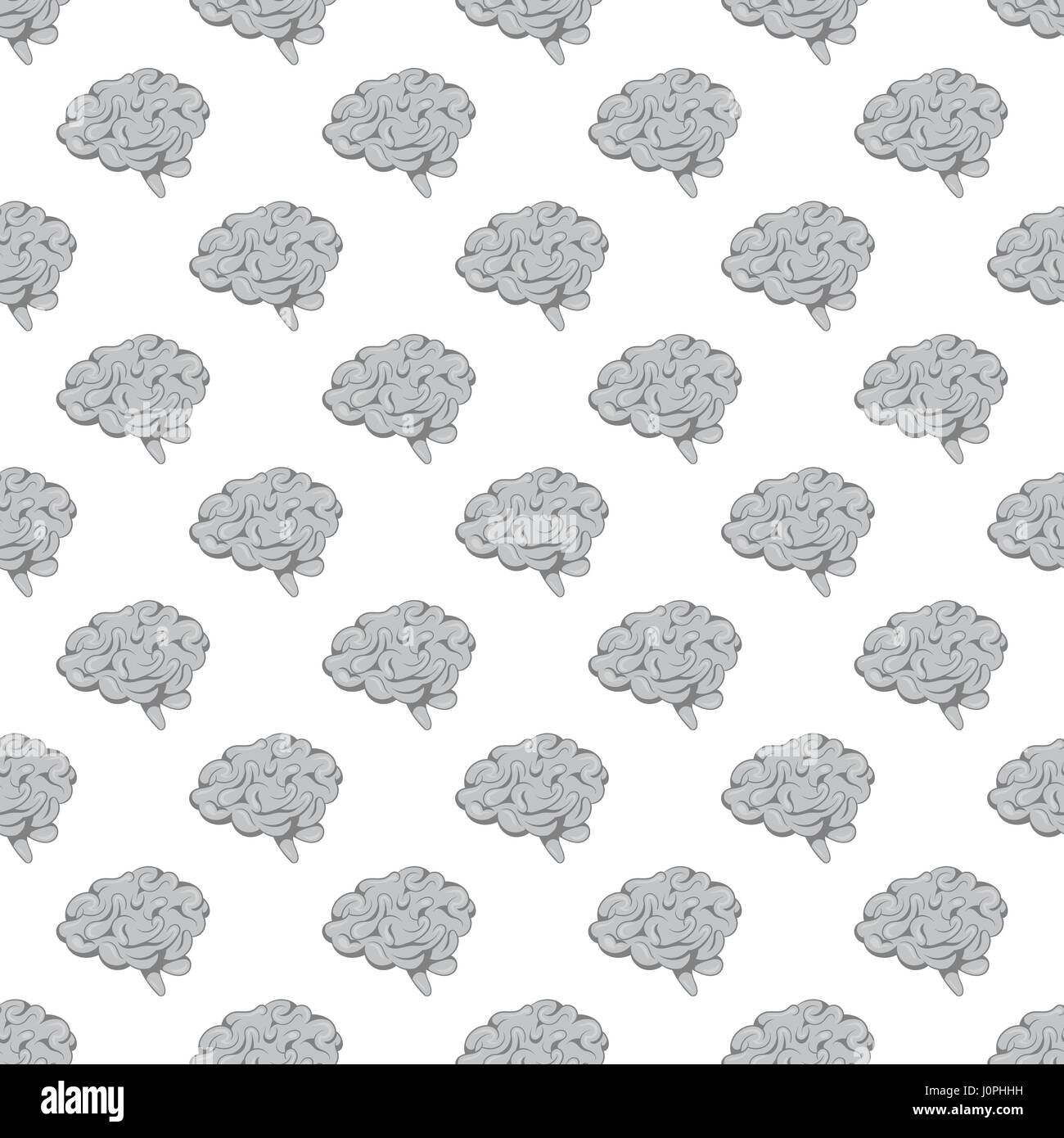 Brain seamless pattern Stock Vector Image & Art - Alamy