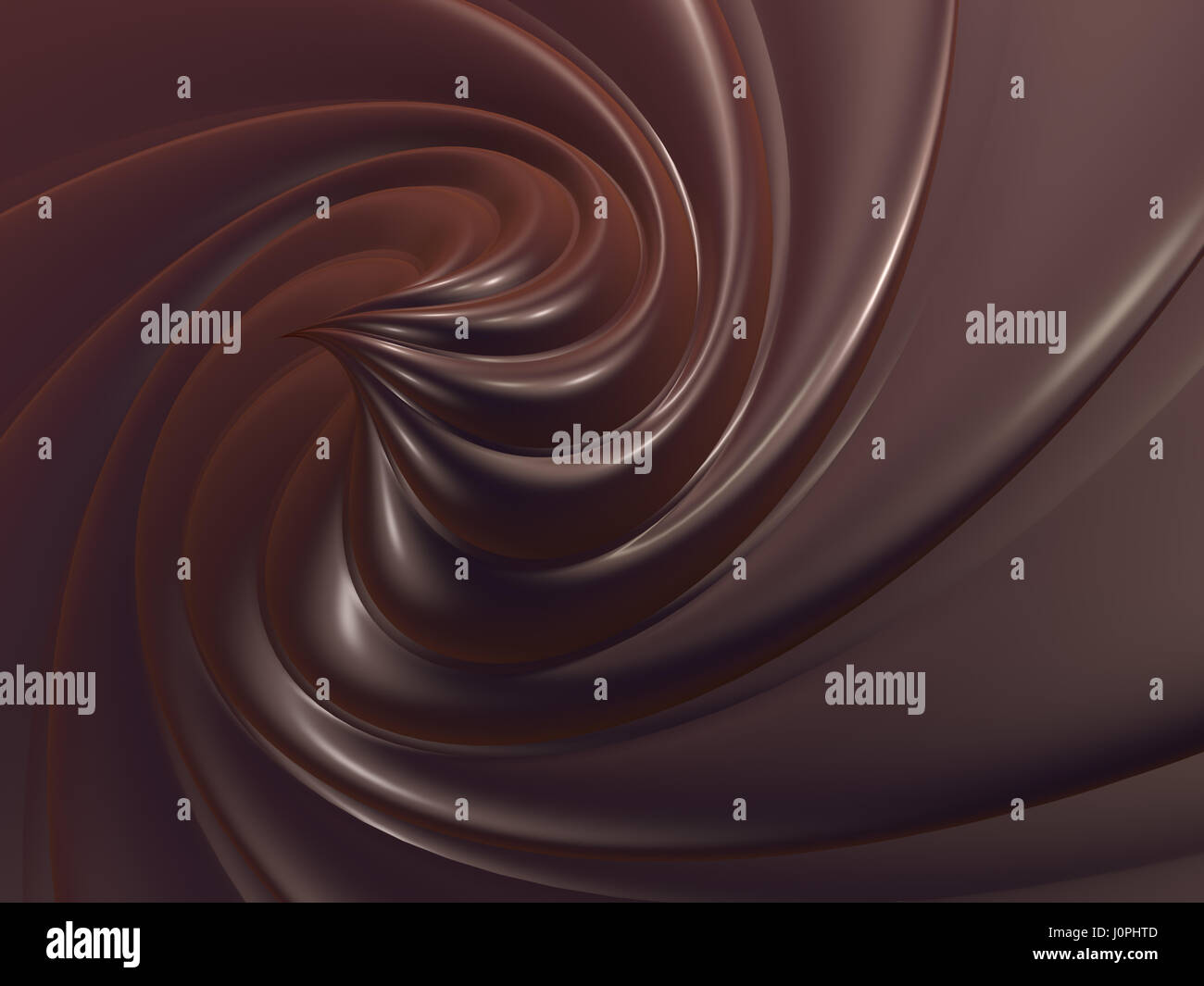 Liquid dark chocolate swirl, abstract background Stock Photo - Alamy