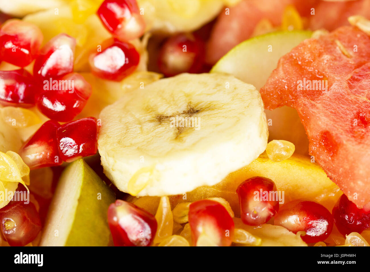 Fresh fruit salad mix Stock Photo - Alamy