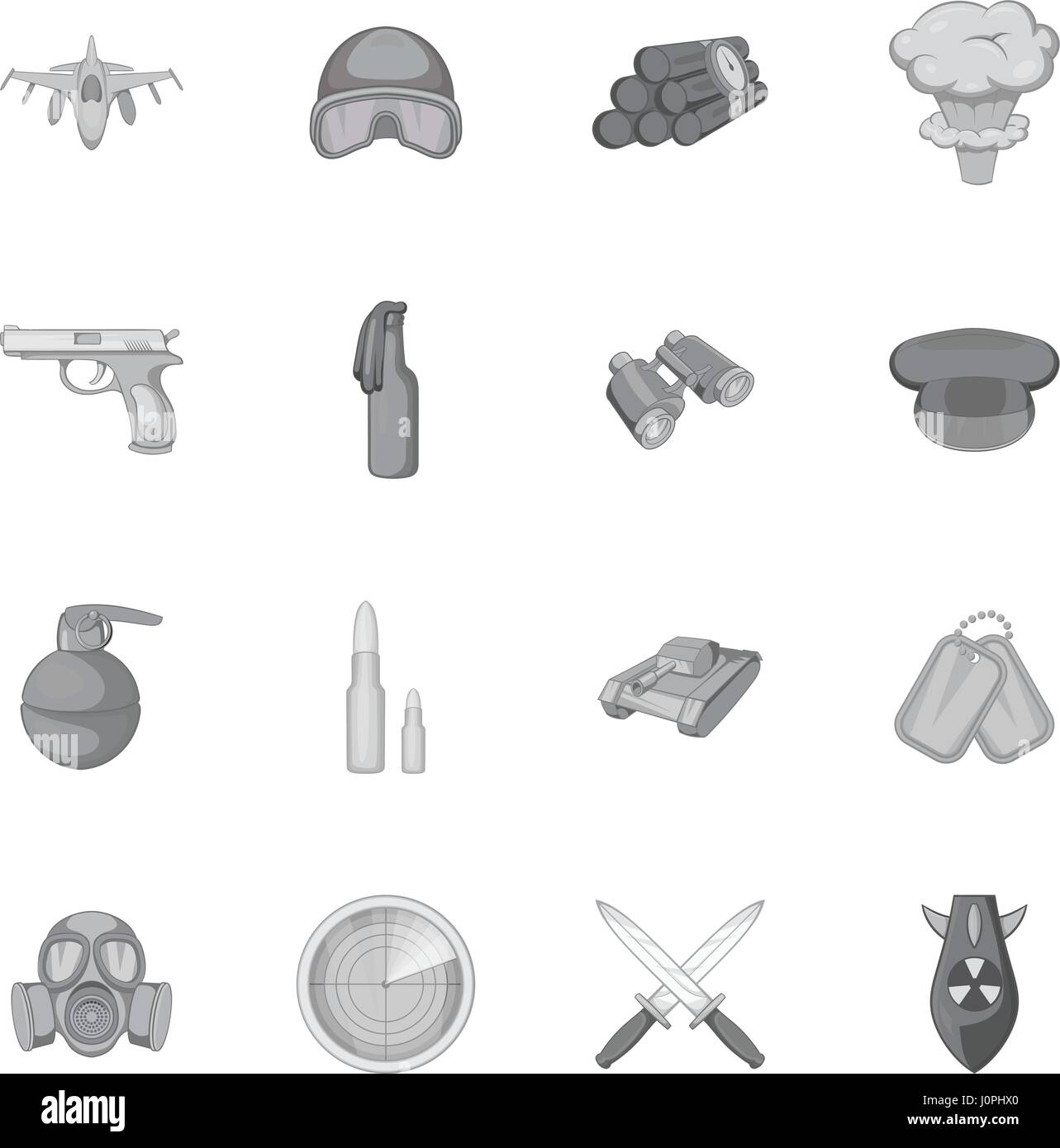 War icons set, black monochrome style Stock Vector Image & Art - Alamy