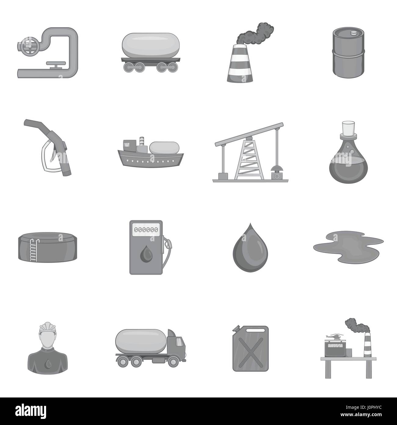 Oil gas industry industrial complex Stock Vector Images - Alamy