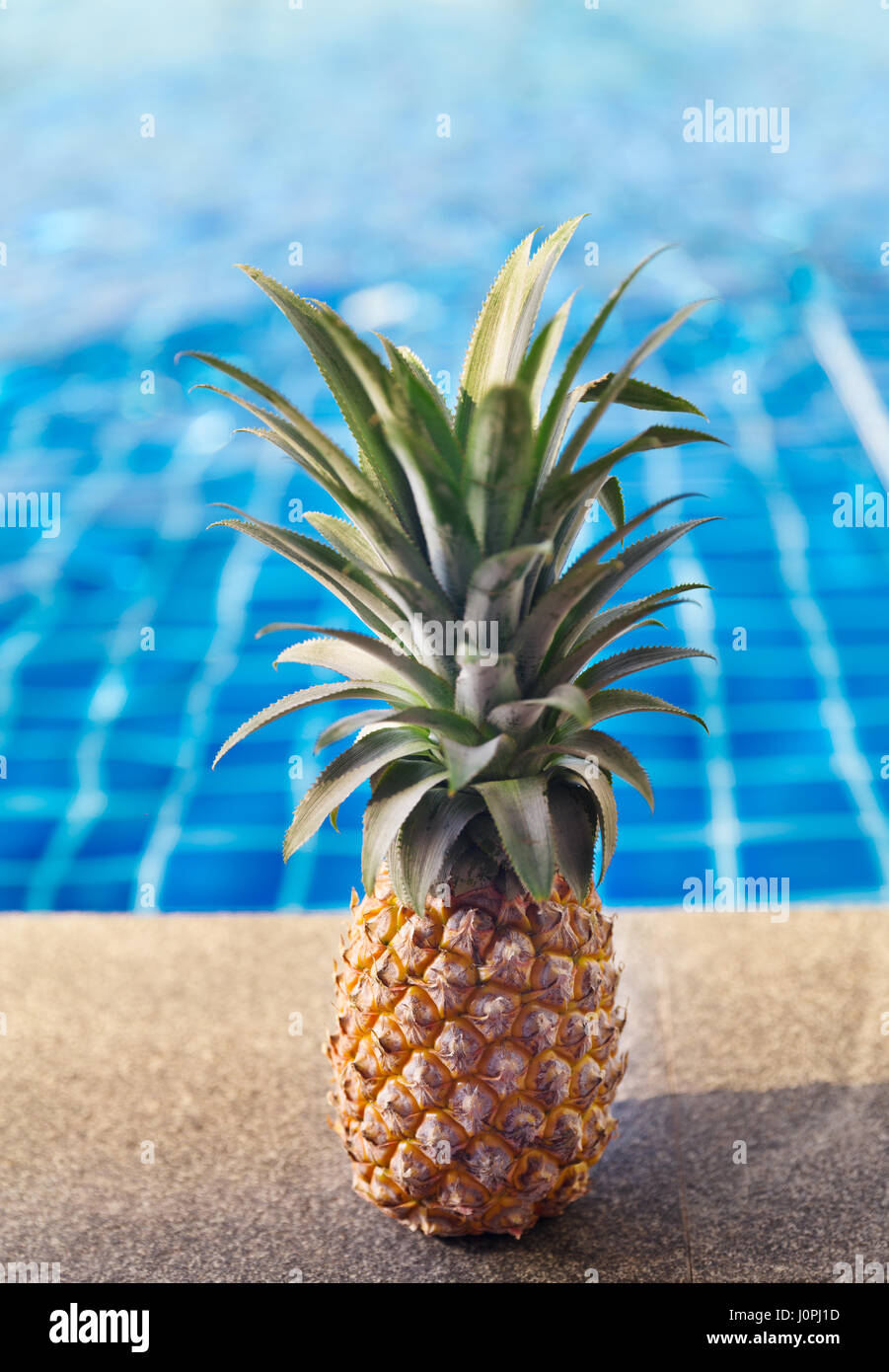 Pineapple by the pool hi-res stock photography and images - Alamy