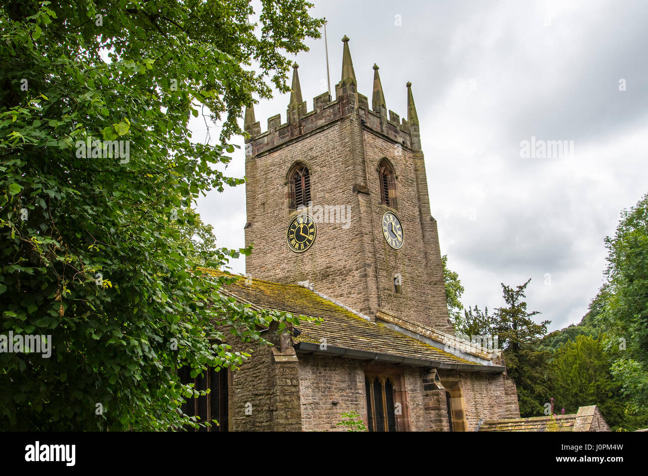 St Christopher`s Church is in the small village of Pott Shrigley ...