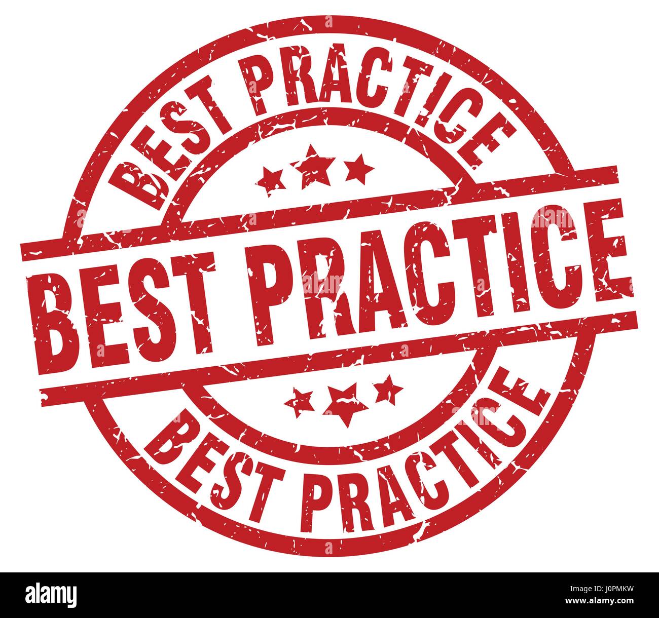 best practice round red grunge stamp Stock Vector Image & Art - Alamy