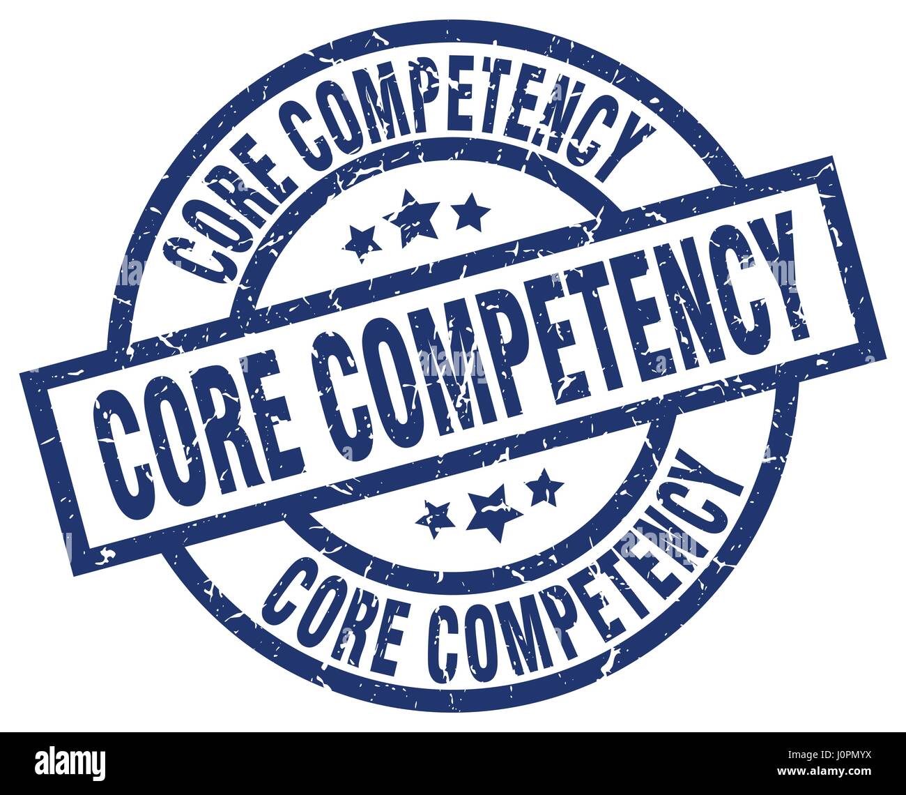 core competency blue round grunge stamp Stock Vector Image & Art - Alamy