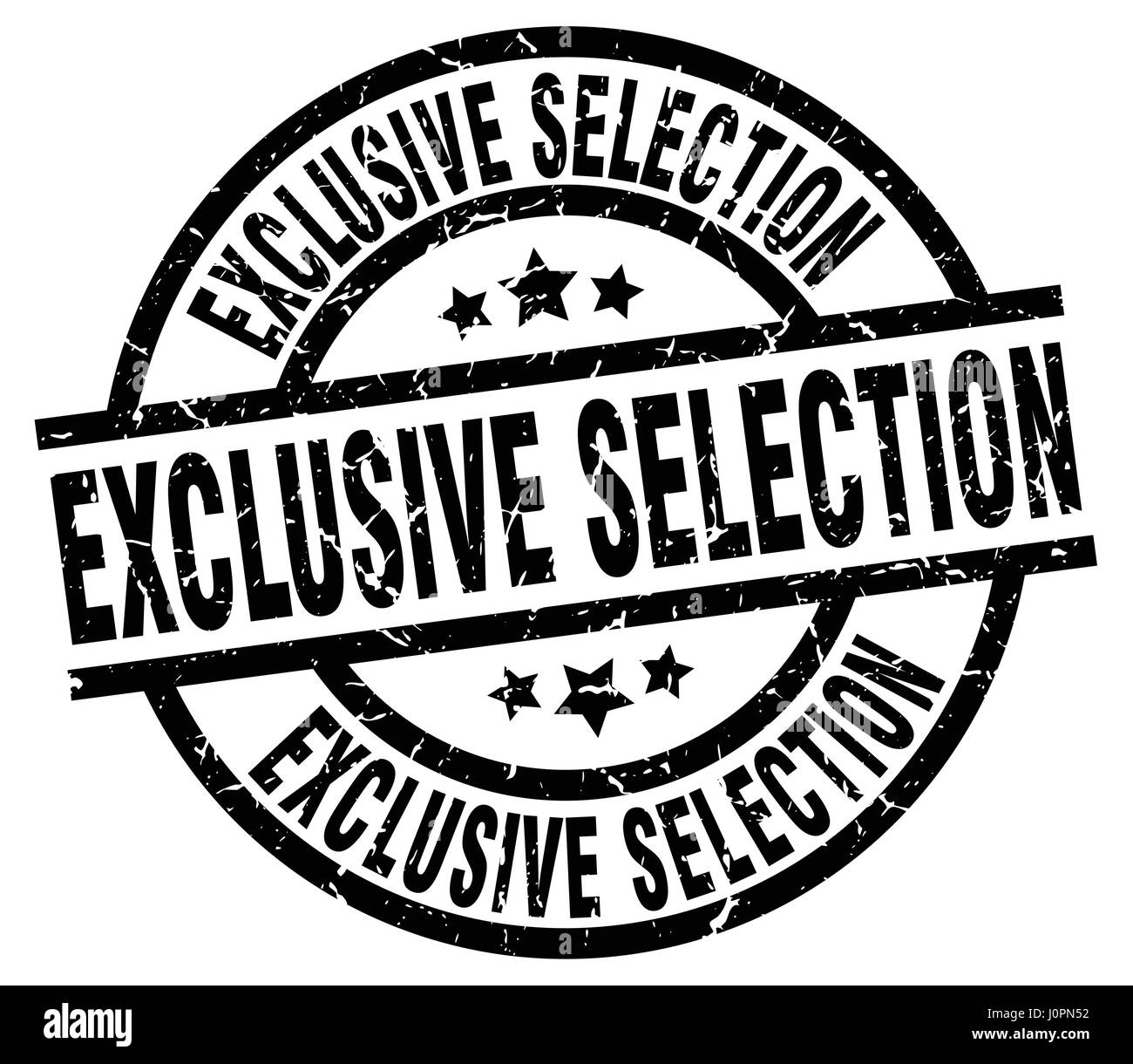 exclusive selection round grunge black stamp Stock Vector Image & Art ...