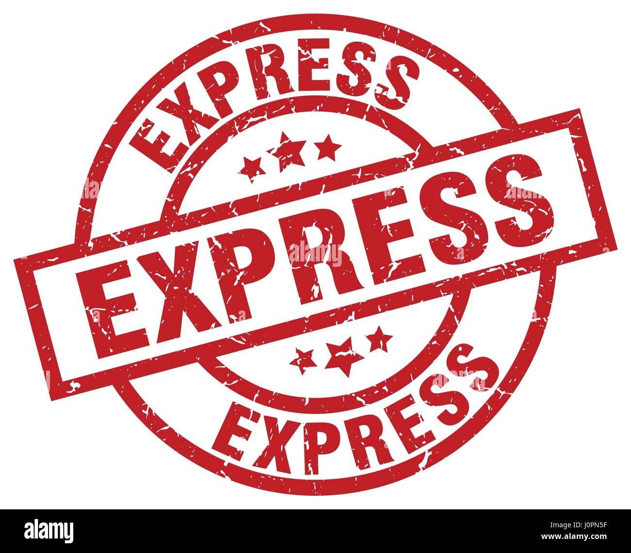 express round red grunge stamp Stock Vector Image & Art - Alamy