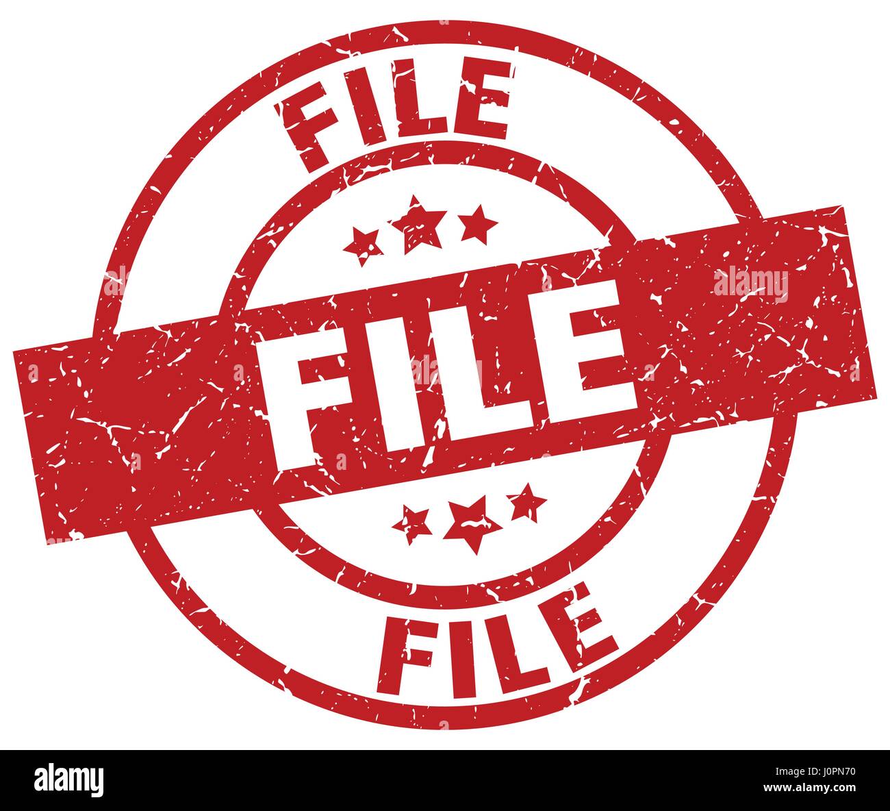 file round red grunge stamp Stock Vector Image & Art - Alamy