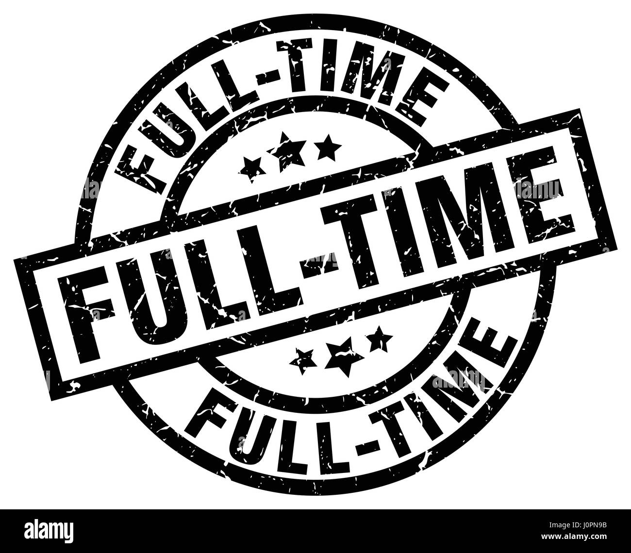 Full time rubber stamp Black and White Stock Photos & Images - Alamy