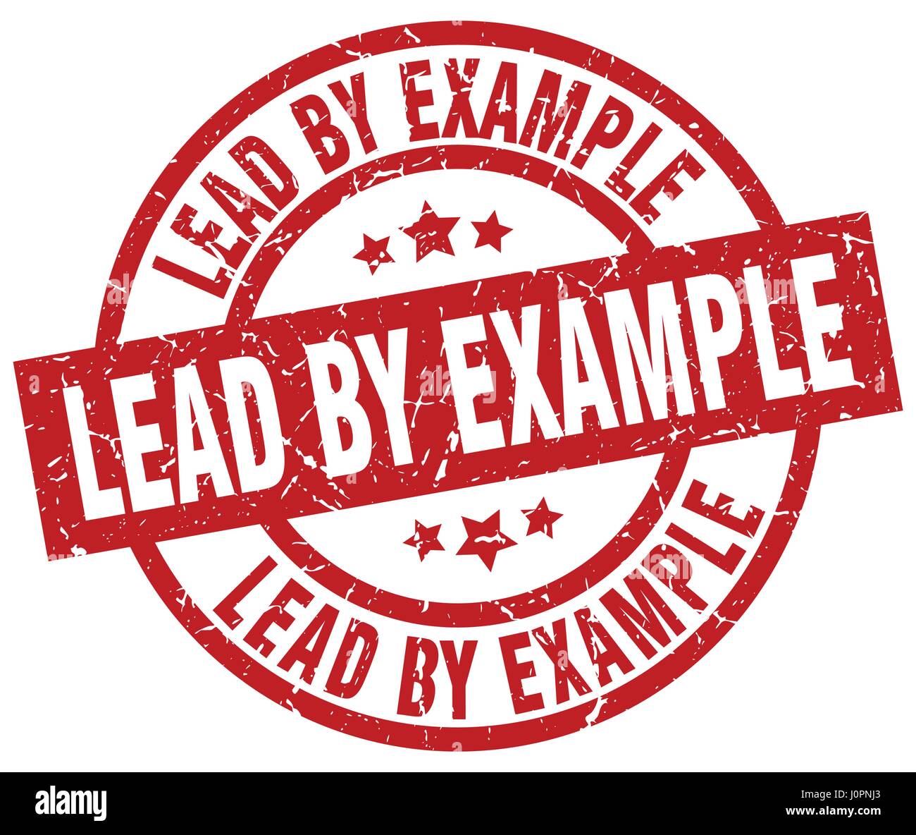 Lead by example rubber stamp hi-res stock photography and images - Alamy