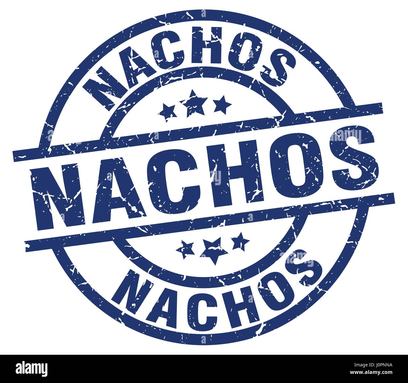 nachos blue round grunge stamp Stock Vector Image & Art - Alamy