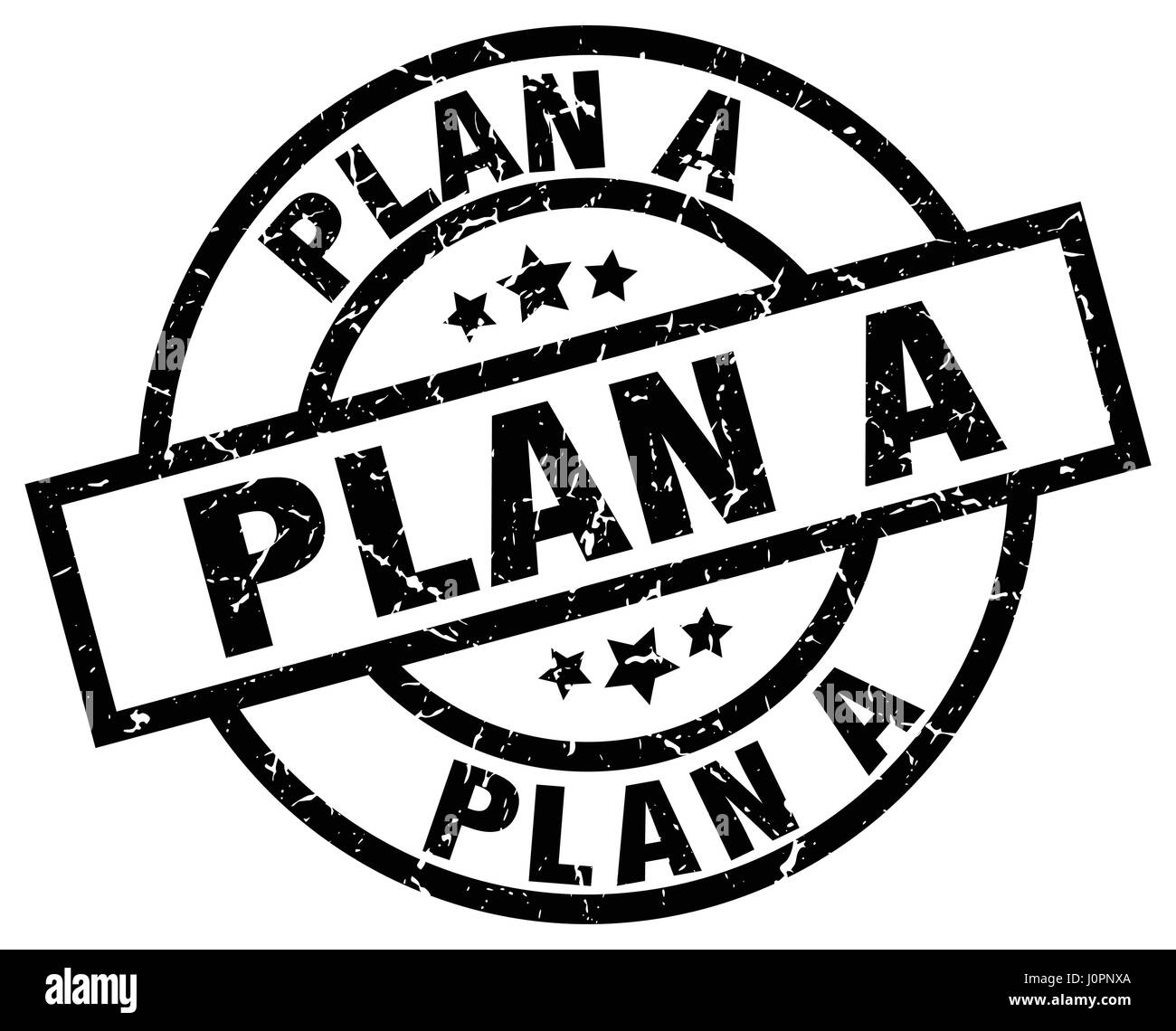 plan a round grunge black stamp Stock Vector Image & Art - Alamy