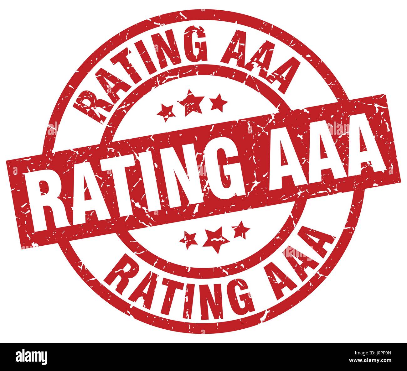 rating aaa round red grunge stamp Stock Vector Image & Art - Alamy