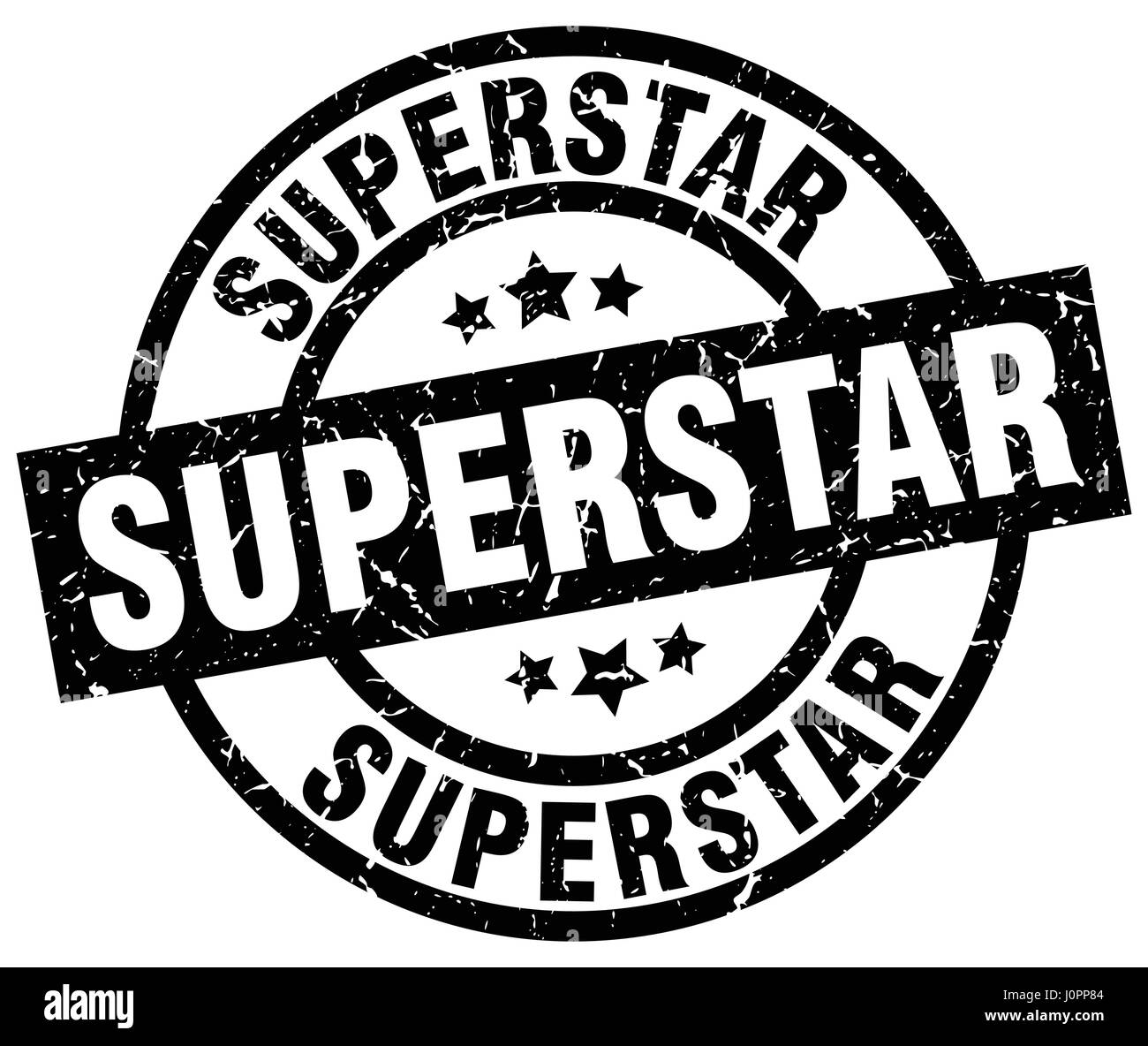 superstar round grunge black stamp Stock Vector Image & Art - Alamy