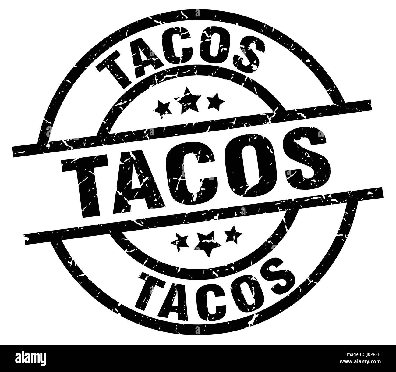 tacos round grunge black stamp Stock Vector Image & Art - Alamy