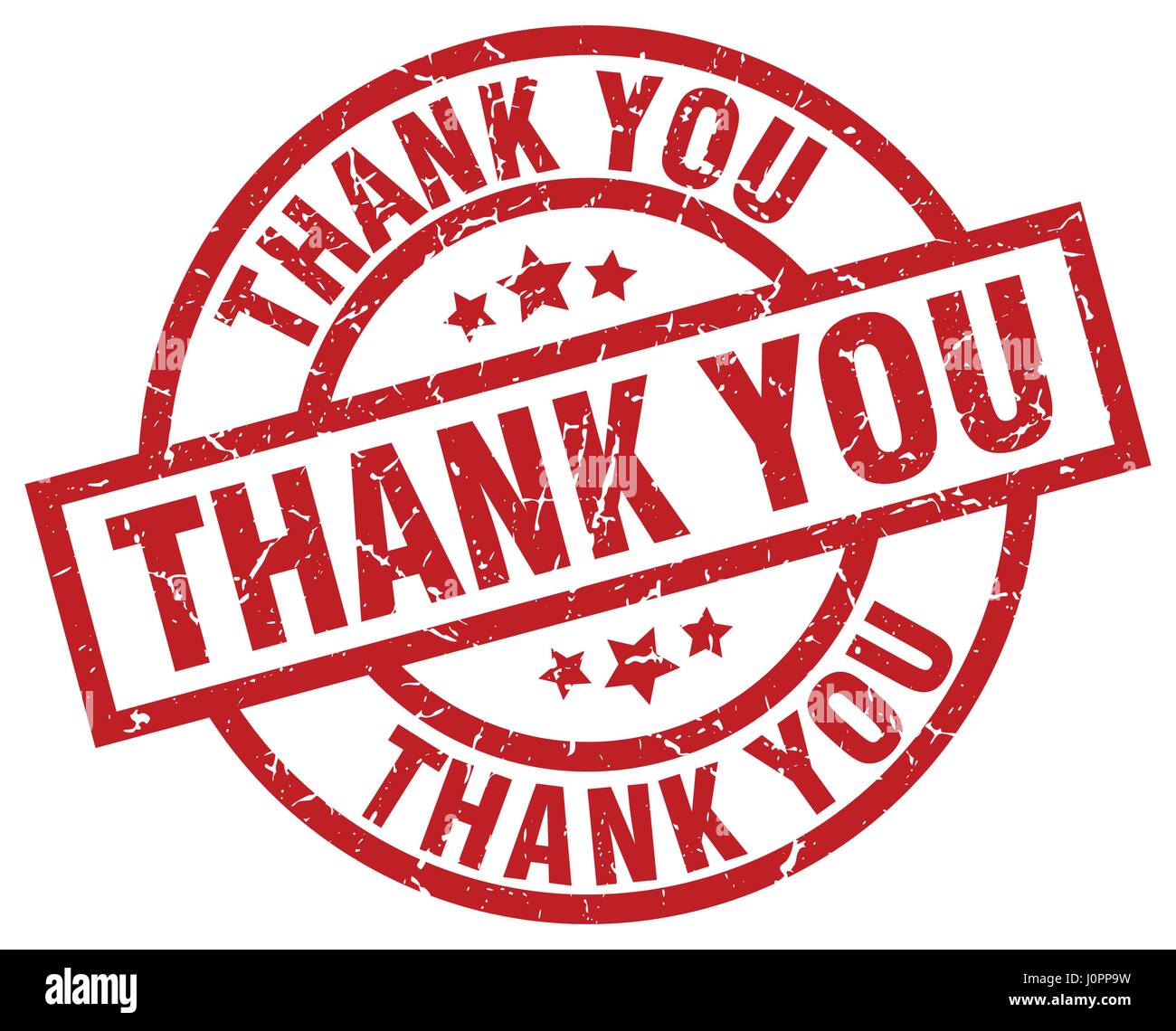 Thank round red grunge Stock Vector Images - Alamy