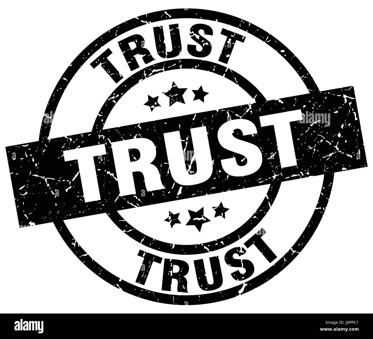 trust round grunge black stamp Stock Vector Image & Art - Alamy