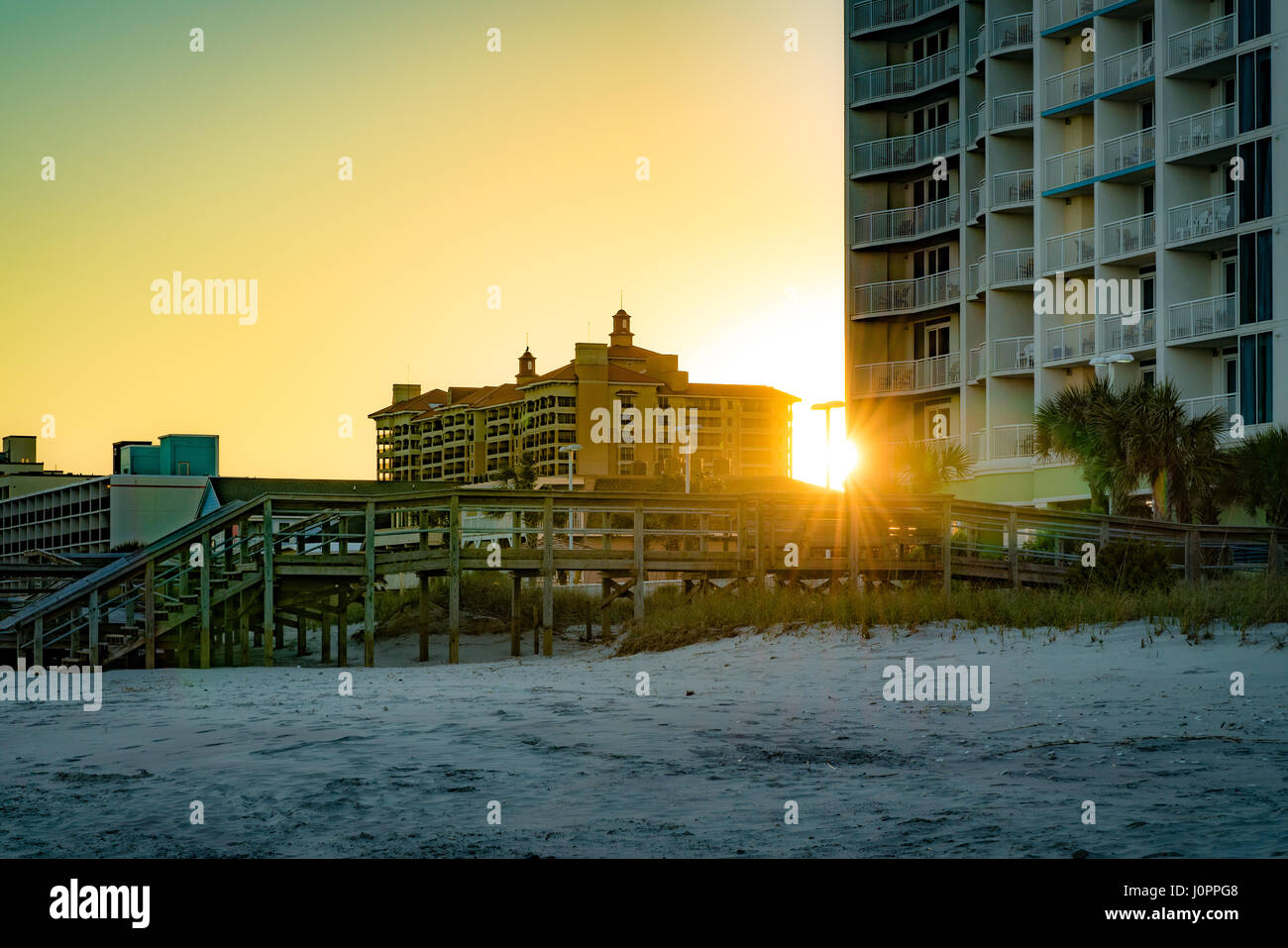 Myrtle Beach, South Carolina coast line Stock Photo - Alamy