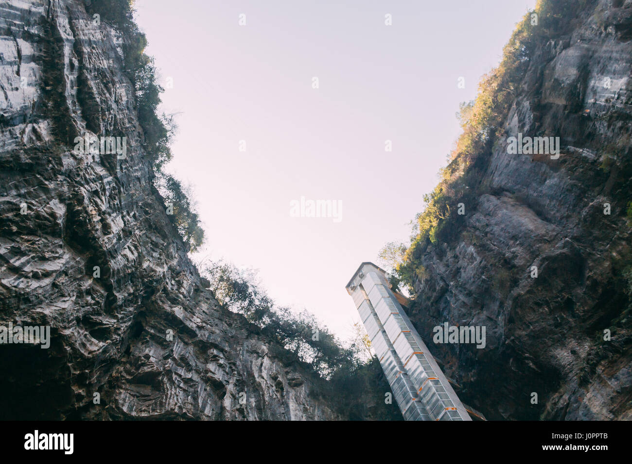 Chongqing China, Three Natural Bridges, Wulong ancient natural bridge ...