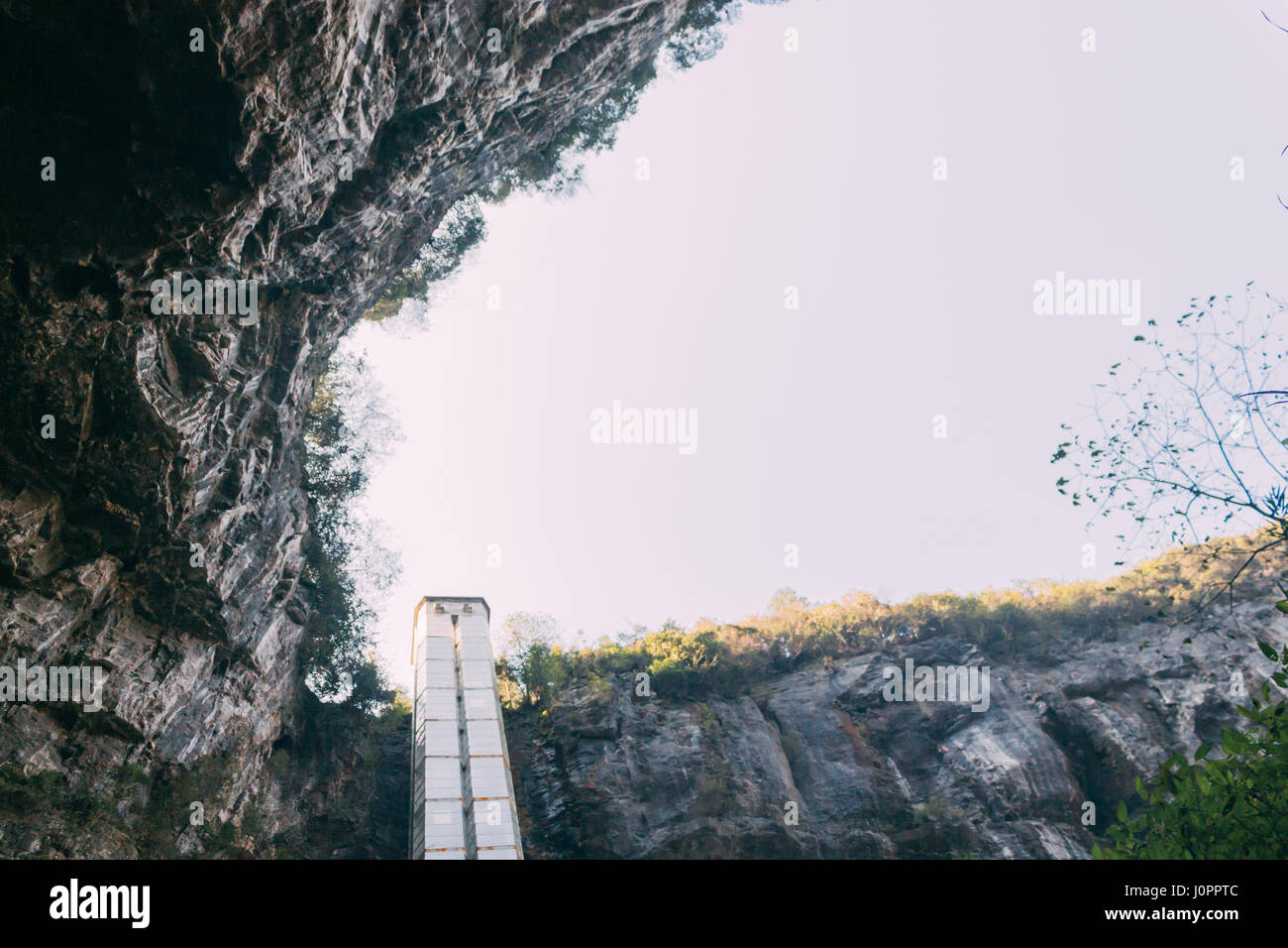 Chongqing China, Three Natural Bridges, Wulong ancient natural bridge ...