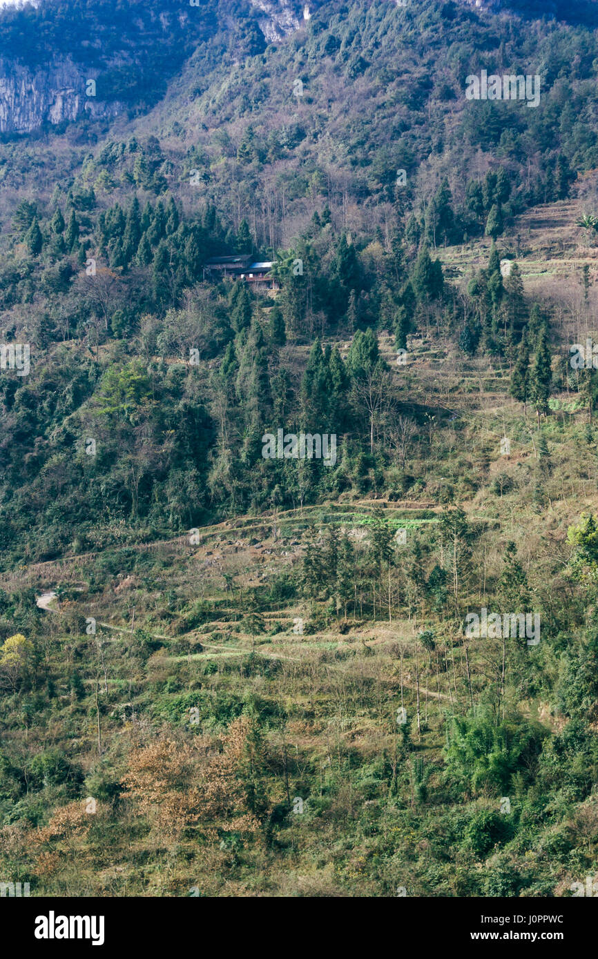 Chongqing China, Three Natural Bridges, Wulong ancient natural bridge ...