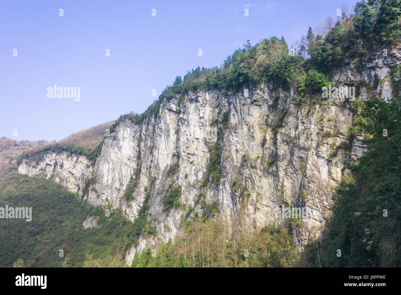 Chongqing China, Three Natural Bridges, Wulong ancient natural bridge ...