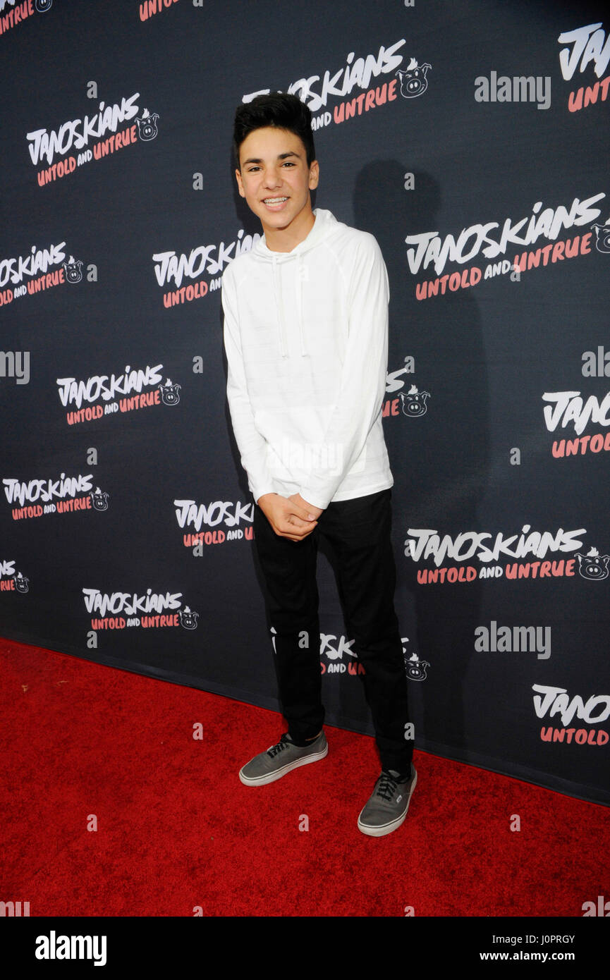 Daniel Skye attends the Janoskians: Untold and Untrue premiere at the ...
