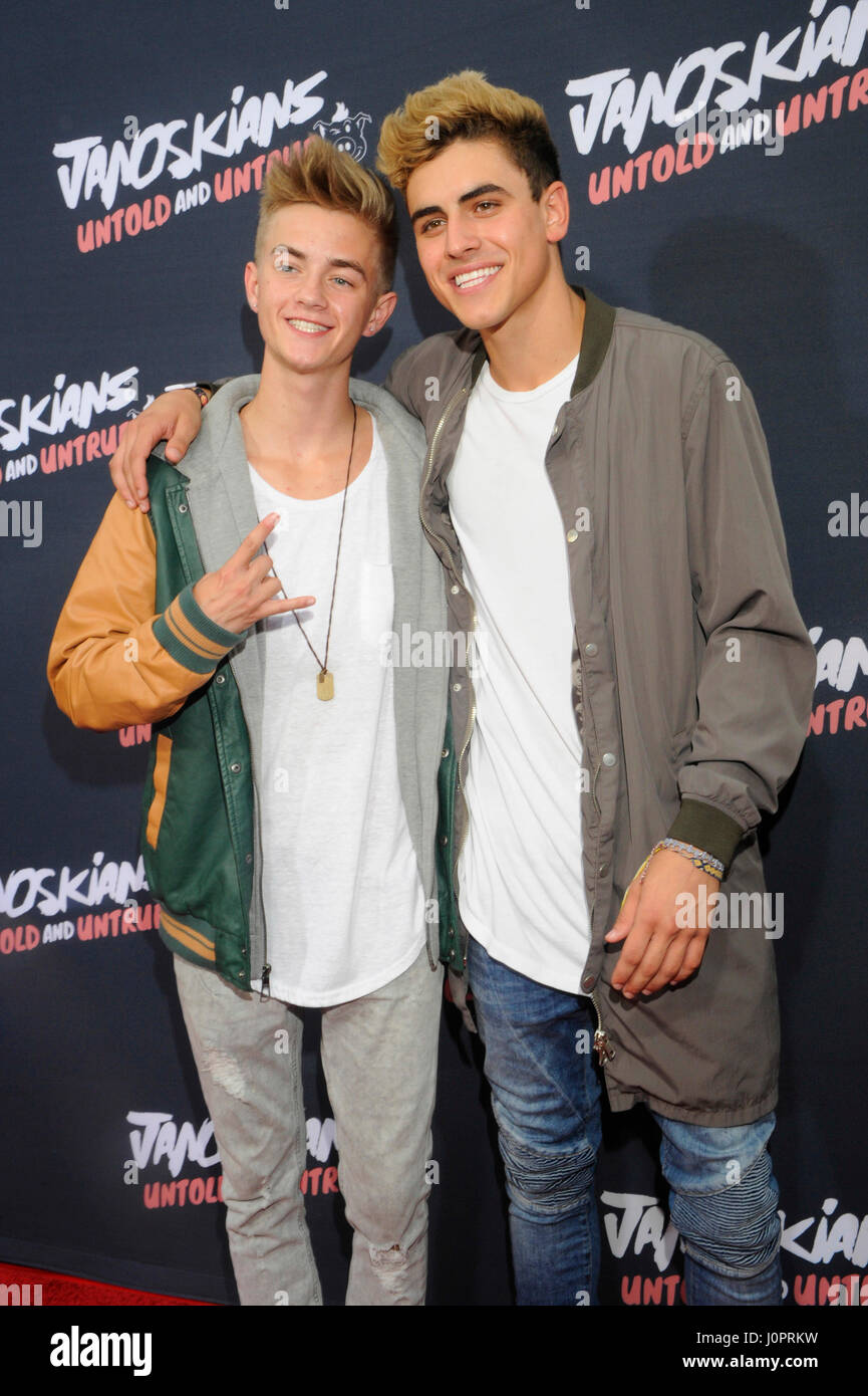 Jack & Jack attend the Janoskians: Untold and Untrue premiere at the ...