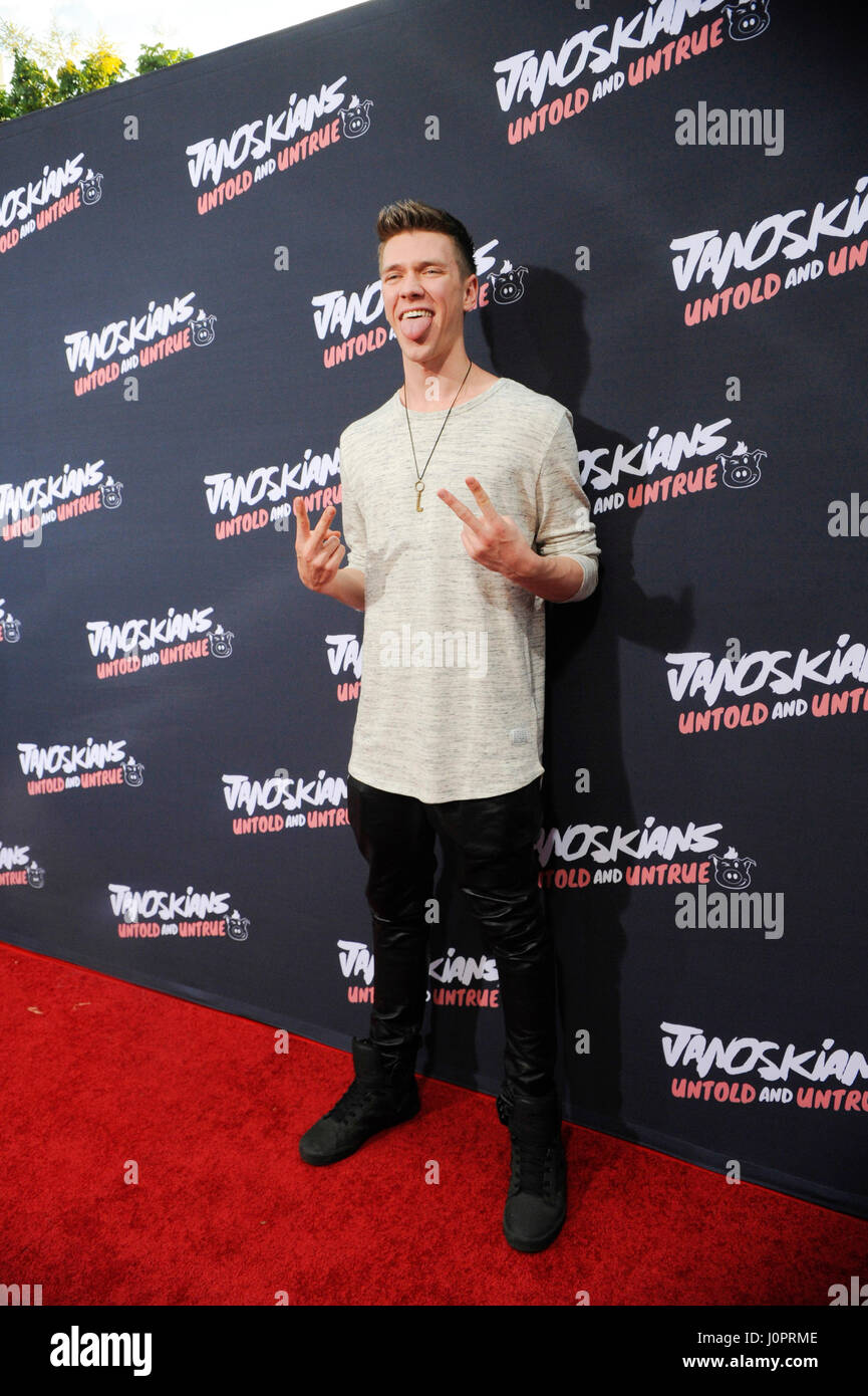 Collins Key attends the Janoskians: Untold and Untrue premiere at the ...